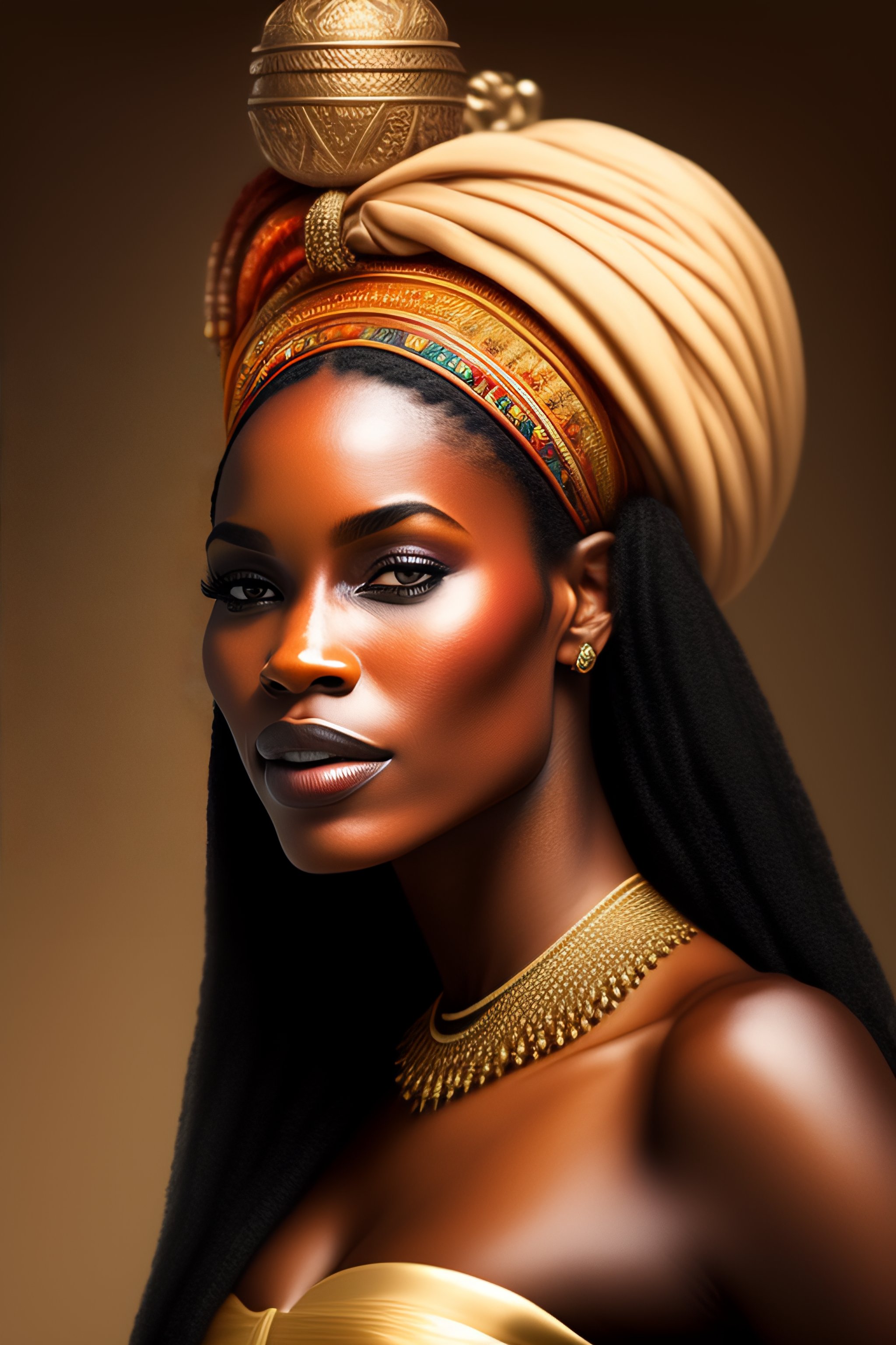 Lexica - Generate image of a African Queen in shower