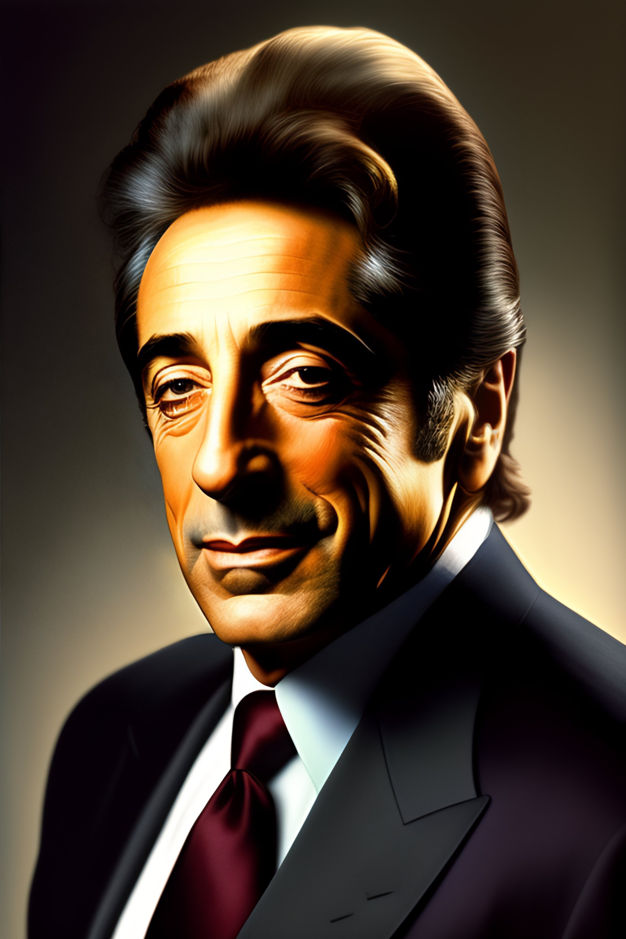 Lexica - Robert deniro fusioned al pacino, portrait, realistic ...