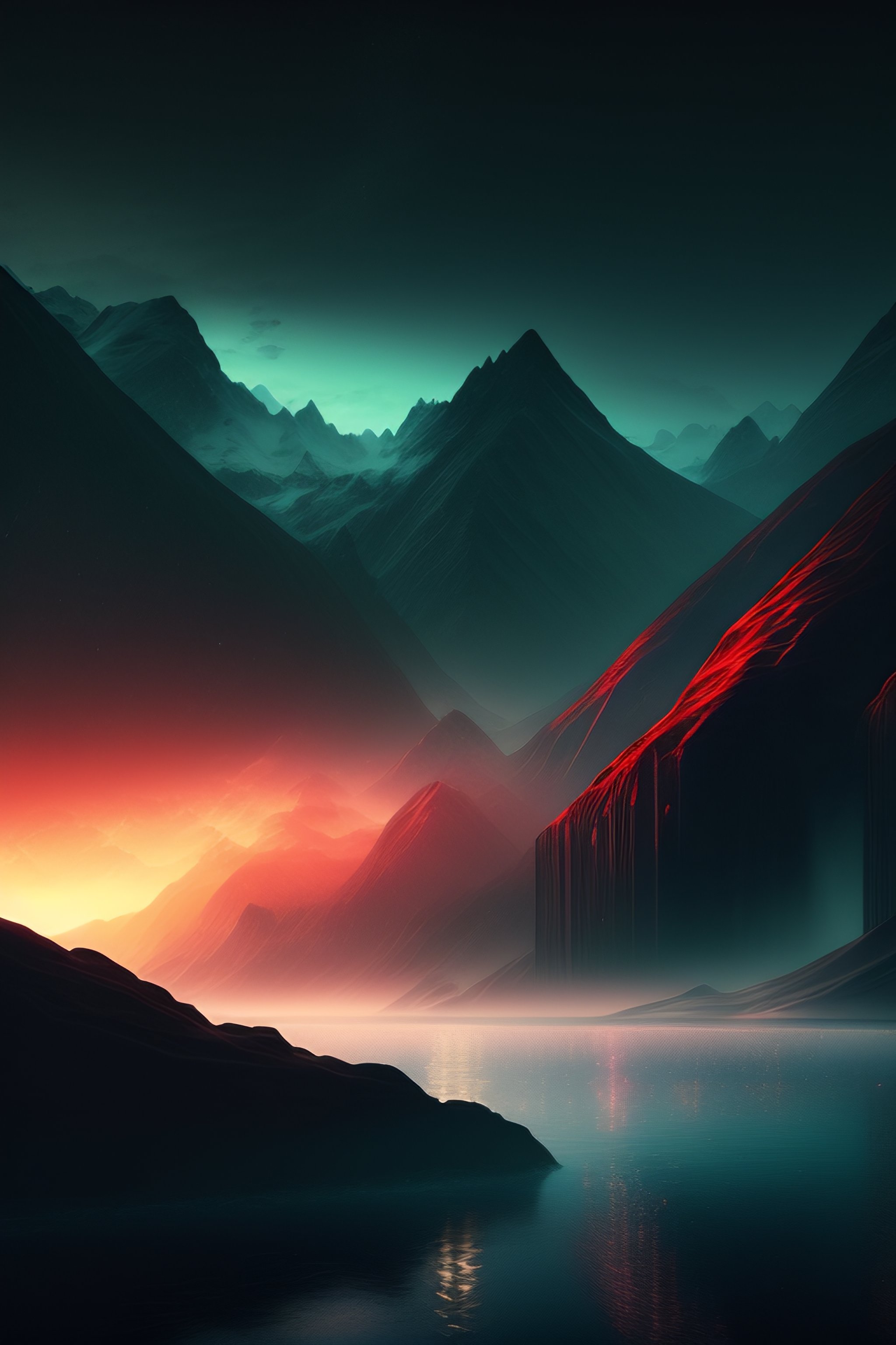 Lexica - Beautiful cool dark theme wallpaper