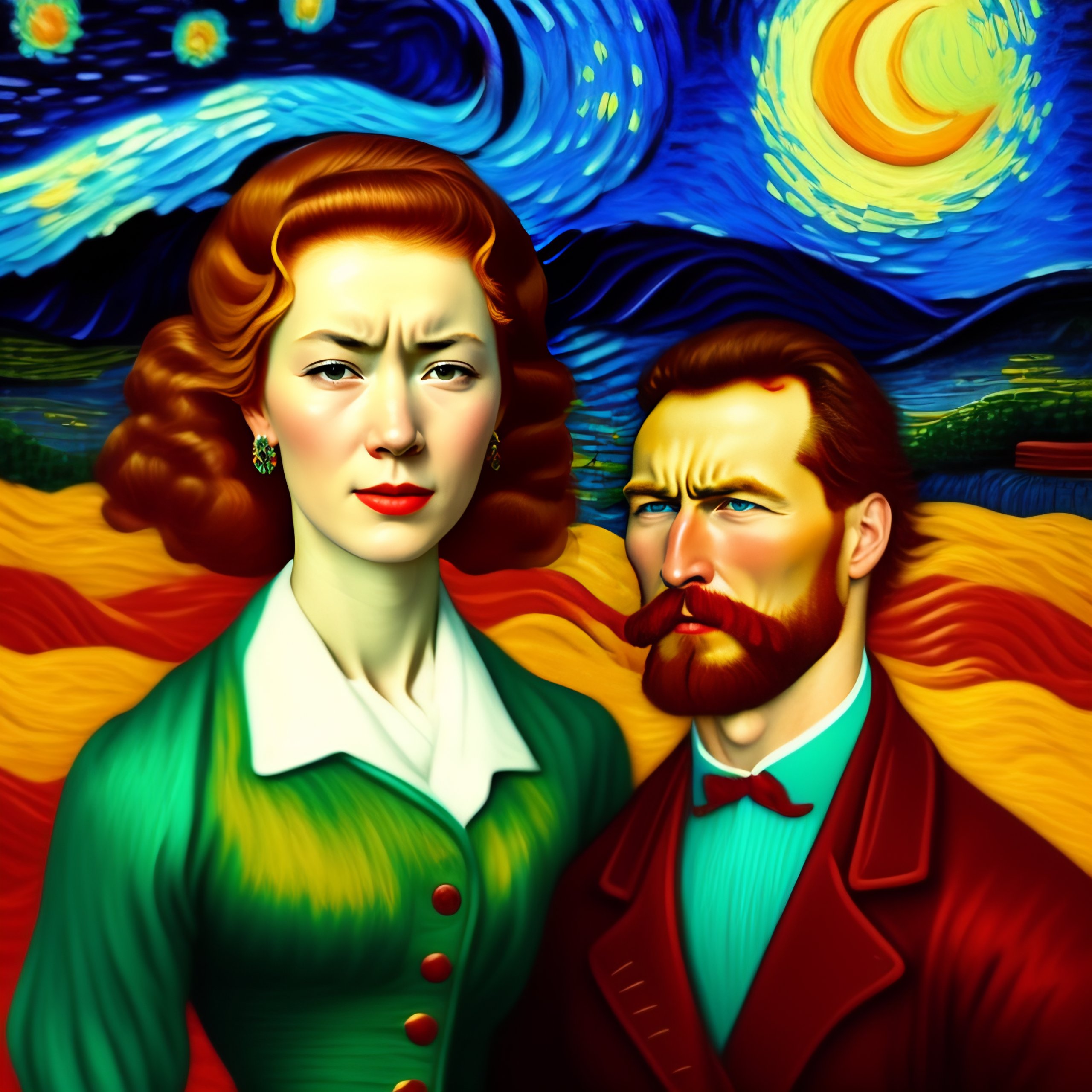 Lexica - Joy and sadness, power and weakness, in the style of a Van ...