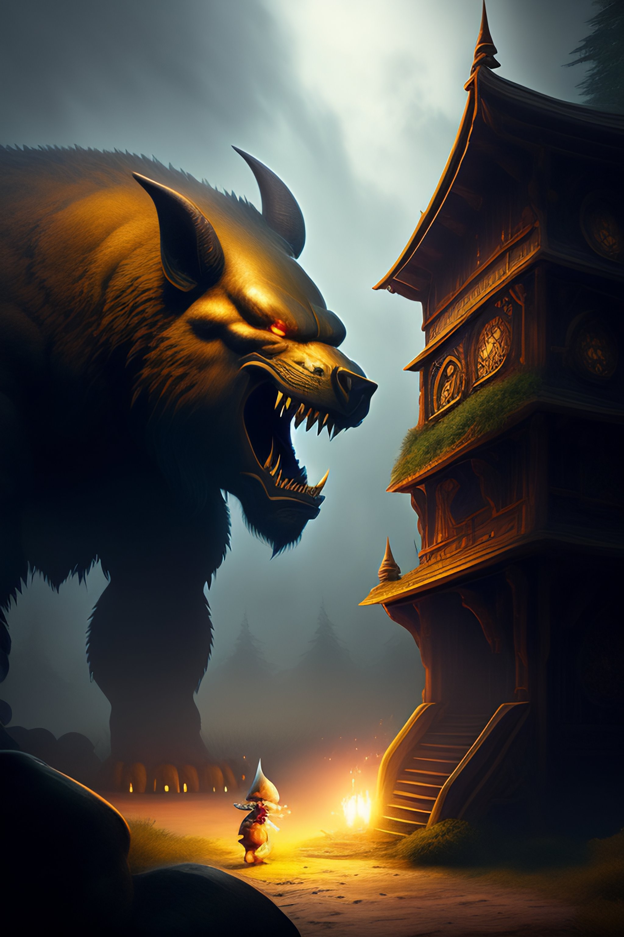 Lexica - Dwarfs versus monster forgotten beast