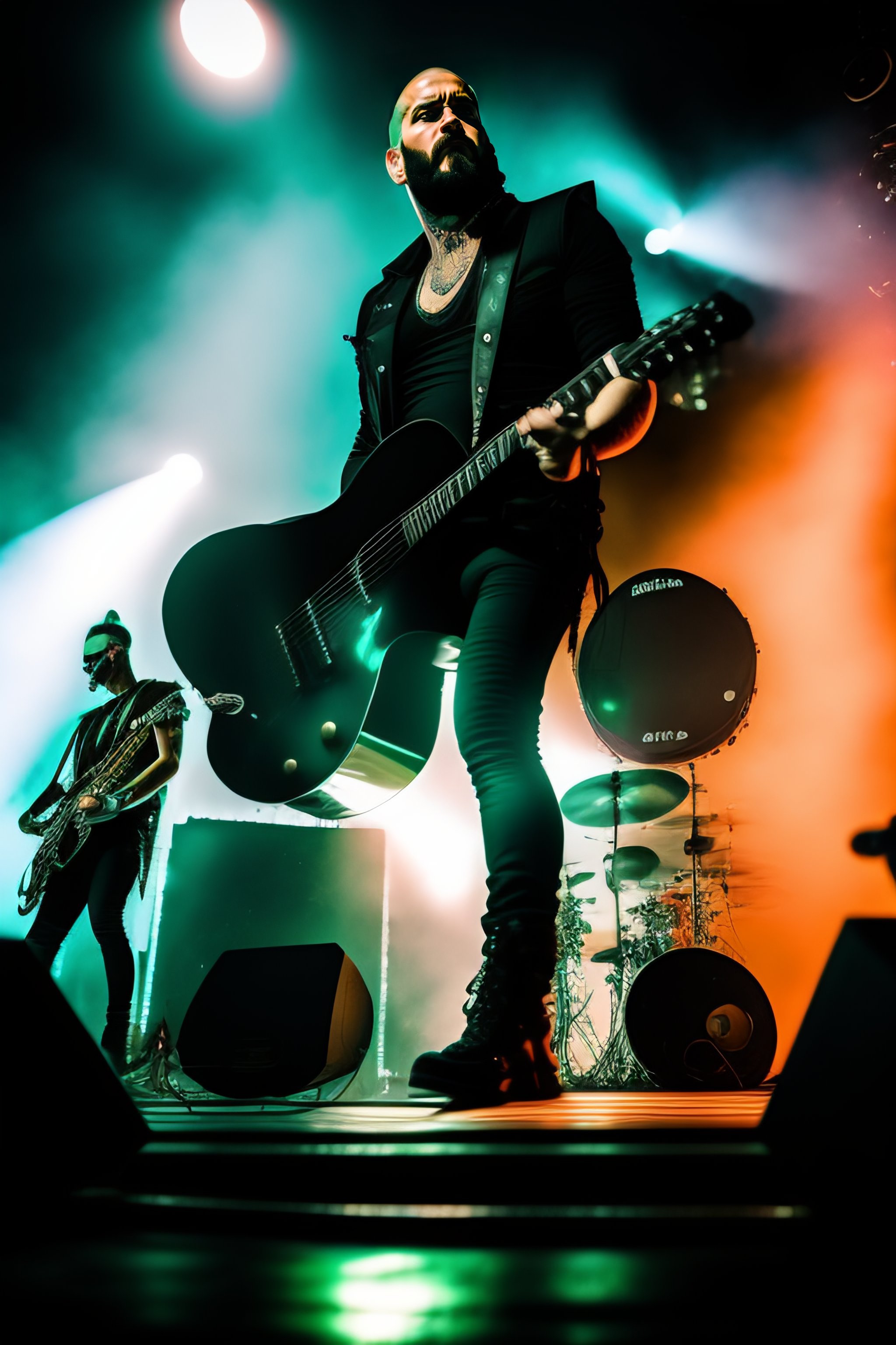 Lexica - Industrial metal band bile performing concert in green hell to ...