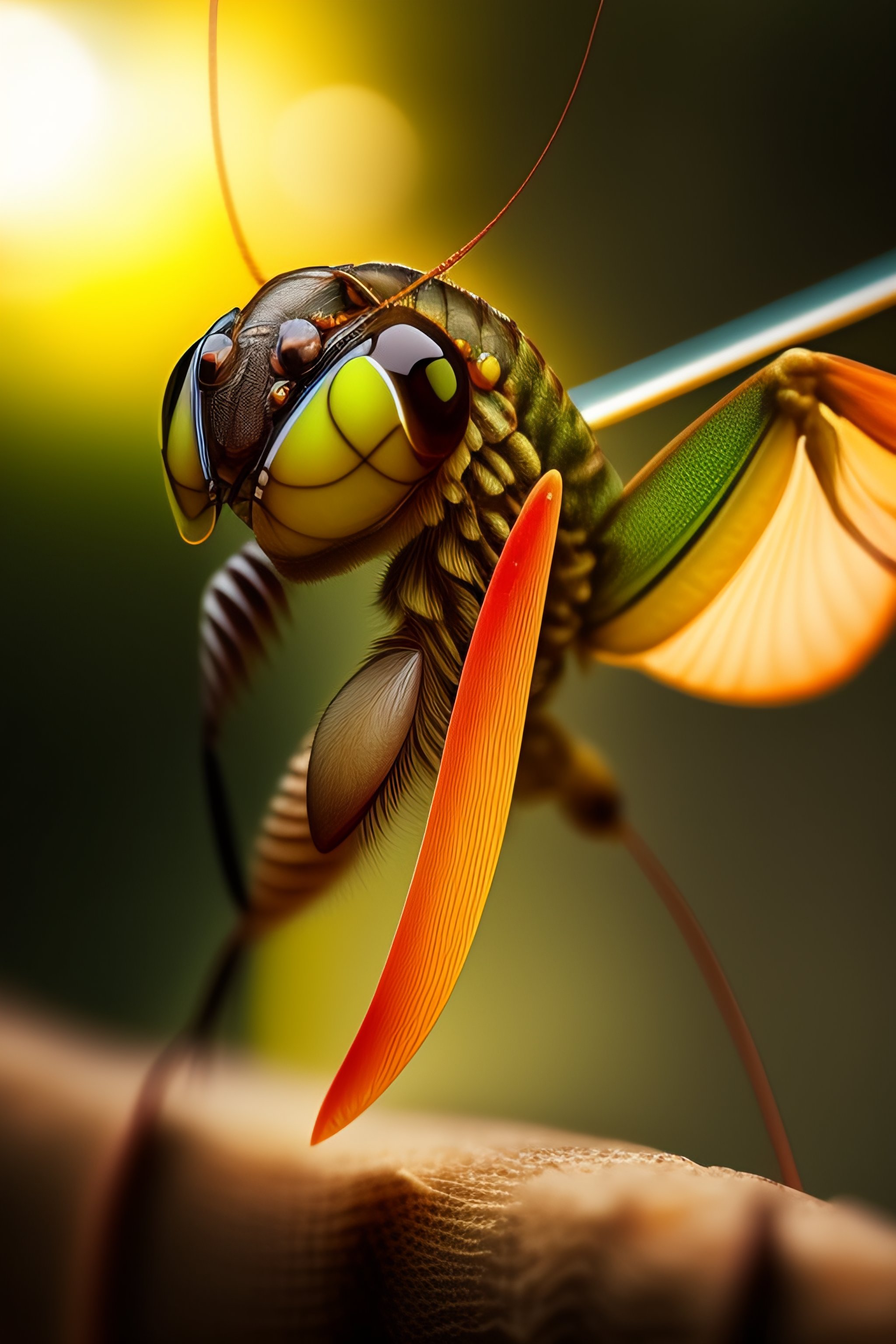 Lexica - A prey mantis holding a sword