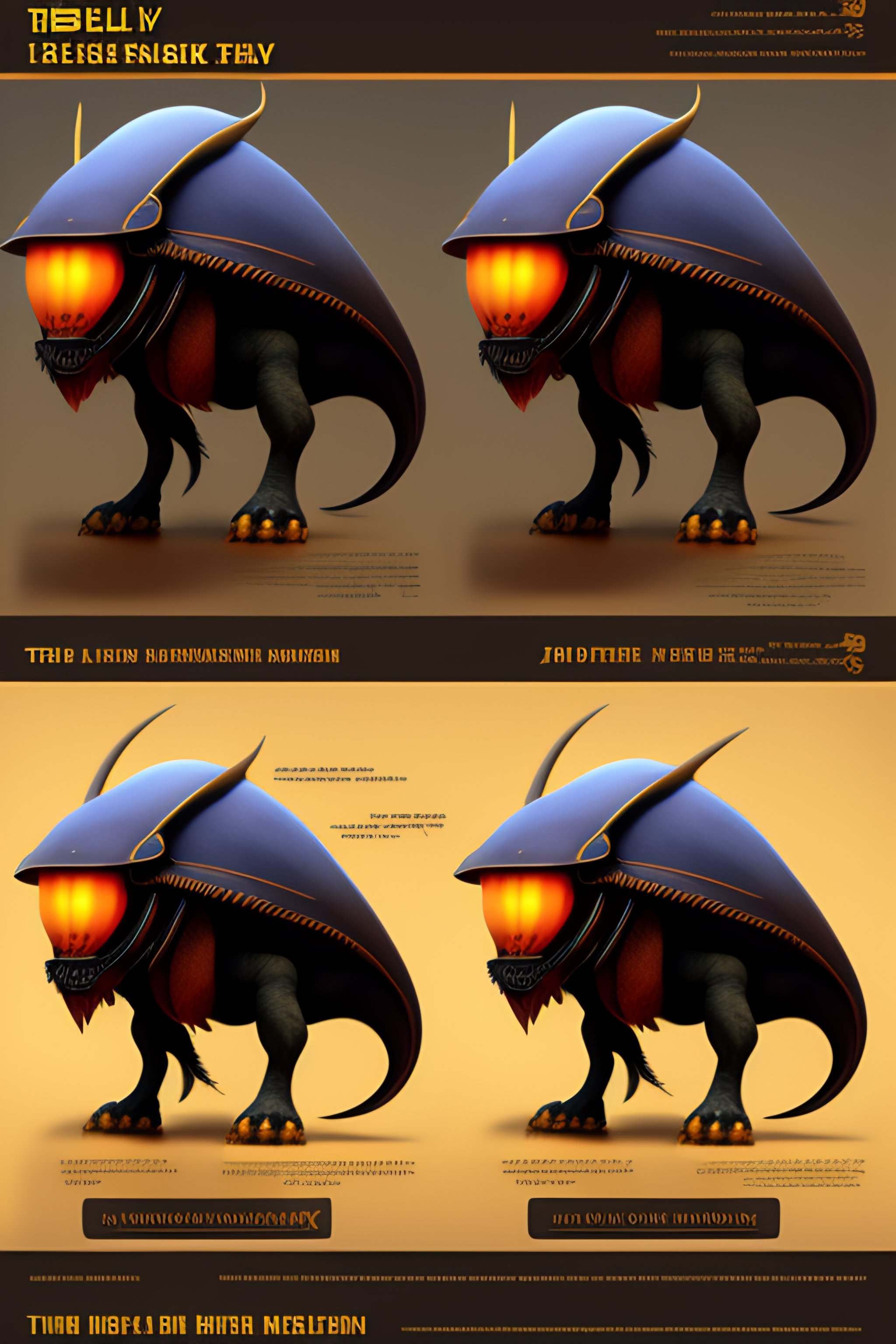 Lexica - Photo real alien monster model sheet turnaround a pose