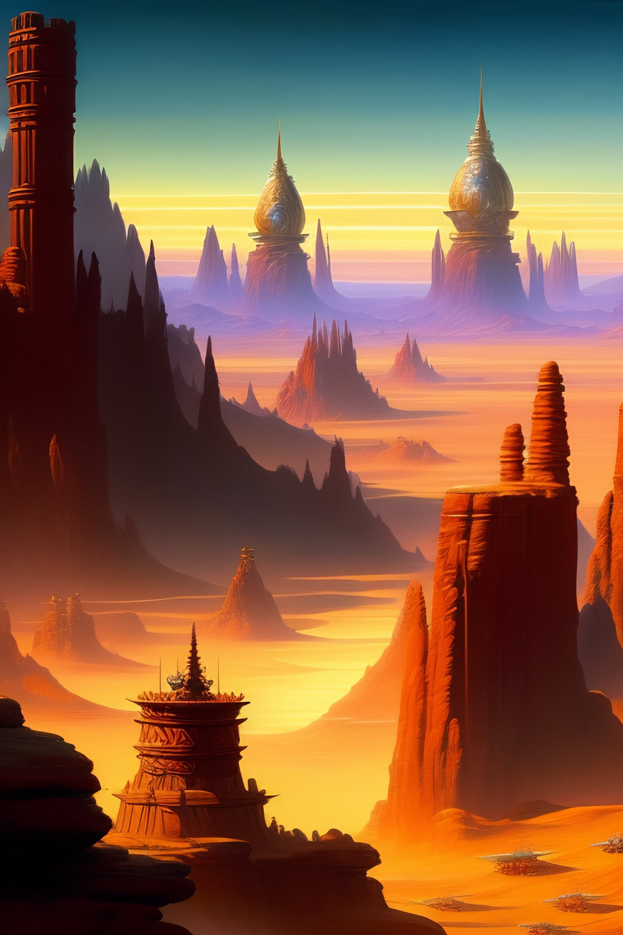 Lexica - Nc wyeth barsoom city