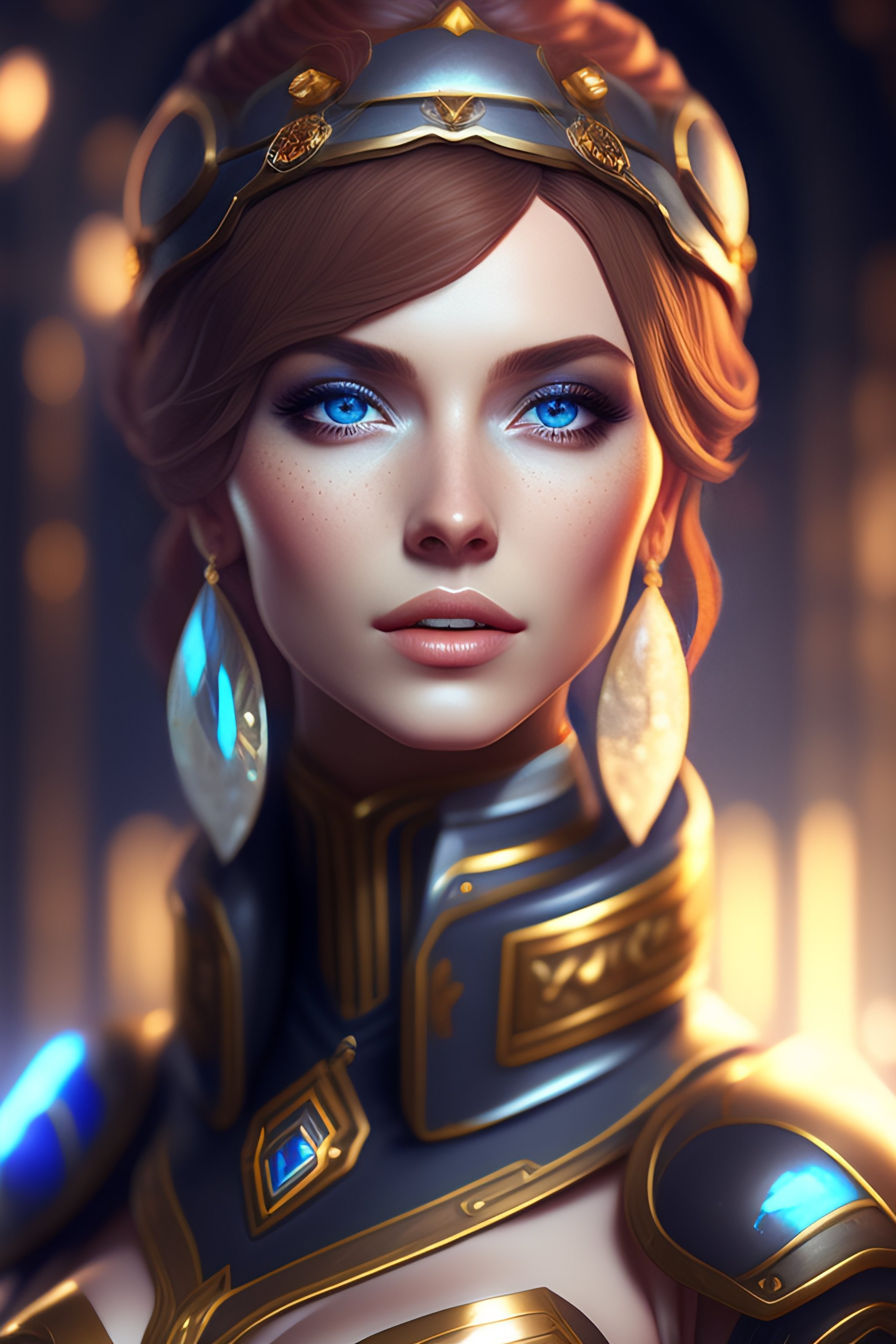 Lexica - Orianna, from league of legends, as human, au naturel, hyper ...