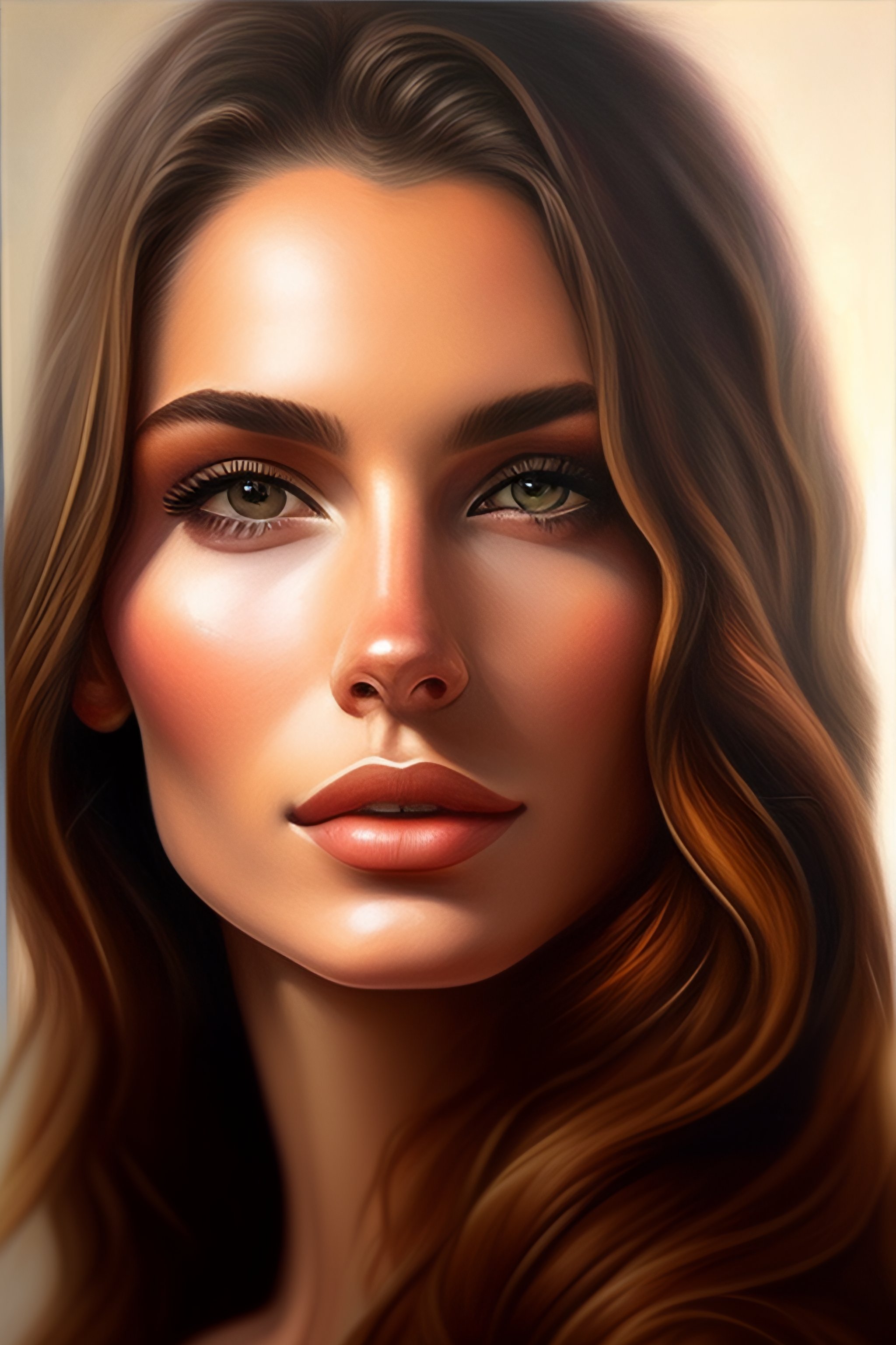 Lexica - Portrait of beautiful women very realistic, oil painting ...