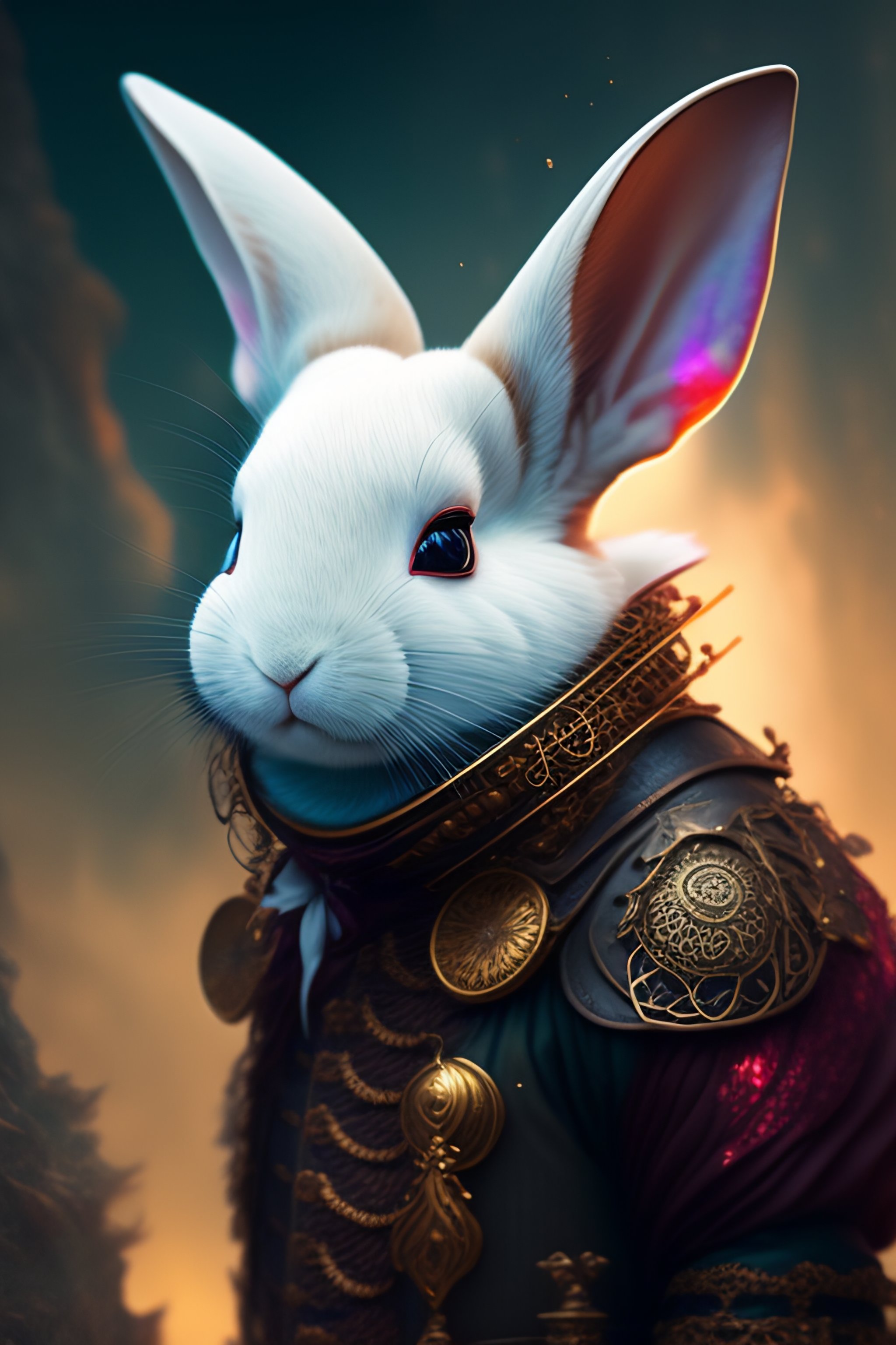 Lexica - White rabbit, steampunk googles, highly detailed, cinematic, 8 ...