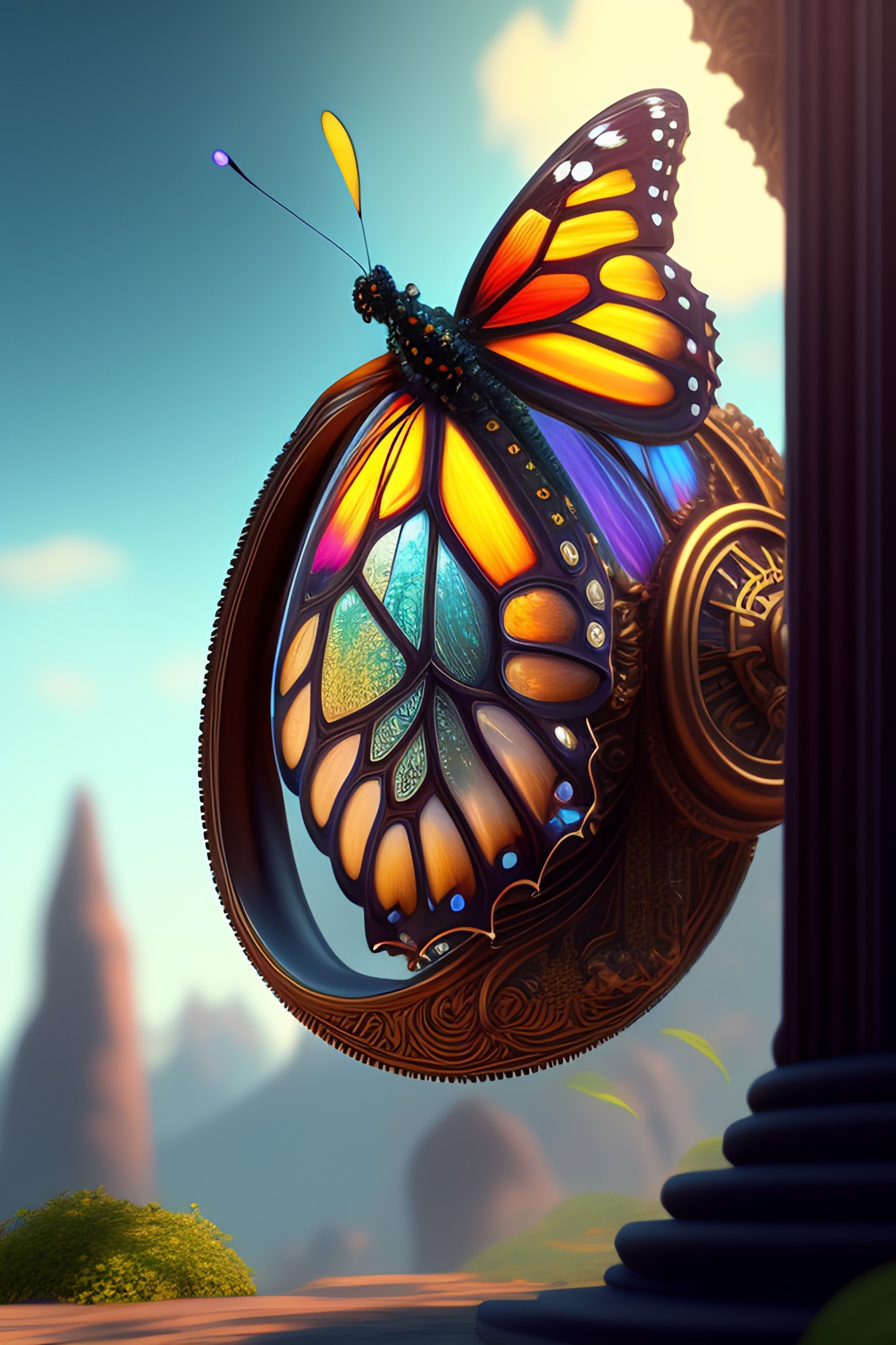 Lexica - Landscape,forward facing, Midjourney steampunk, fantasy pretty ...