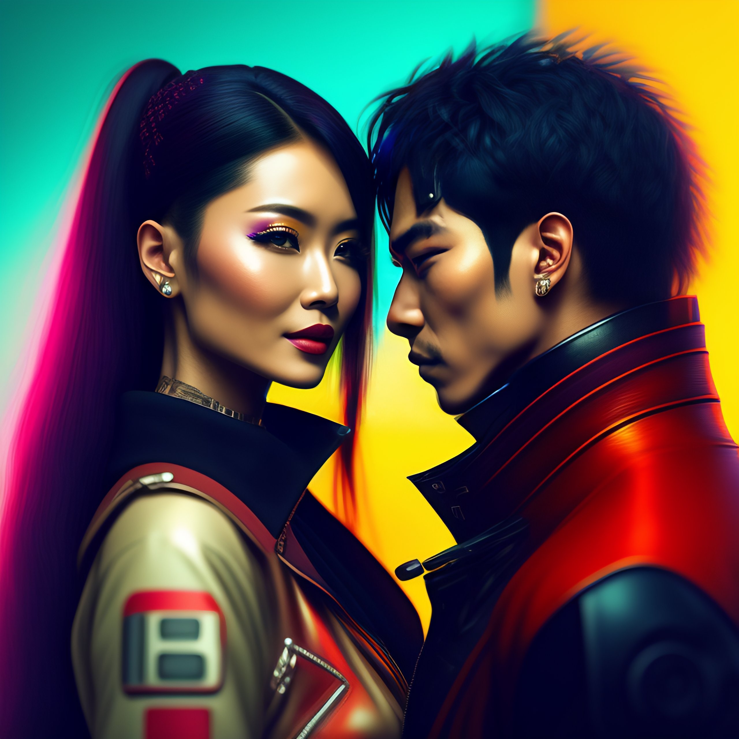 Lexica - Cyberpunk couple