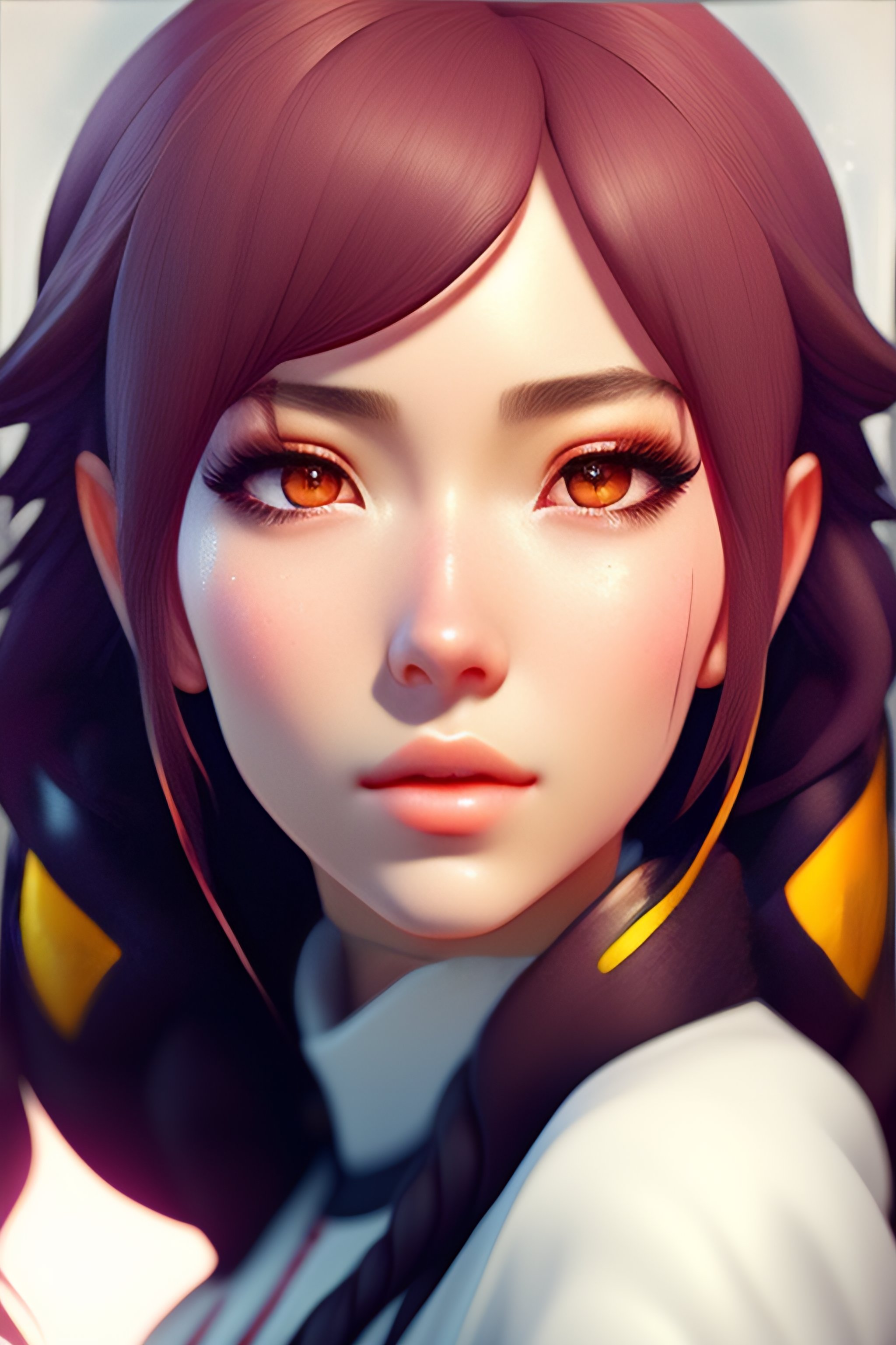 Lexica - Anime of girl, beautiful face, anime, octane render, a head ...