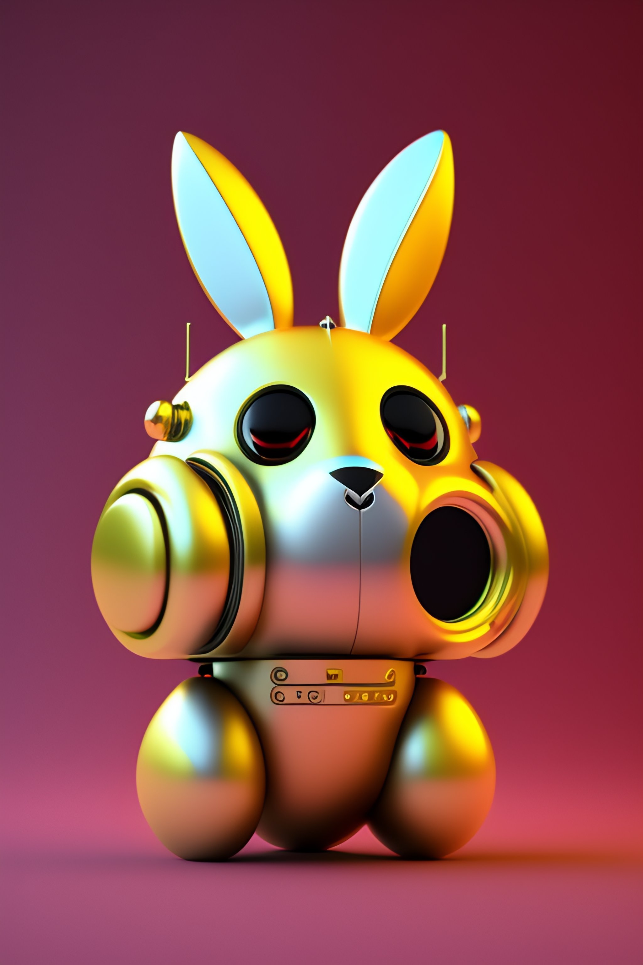 Lexica - A very cute robot bunny made from modular synthesizers, analog ...