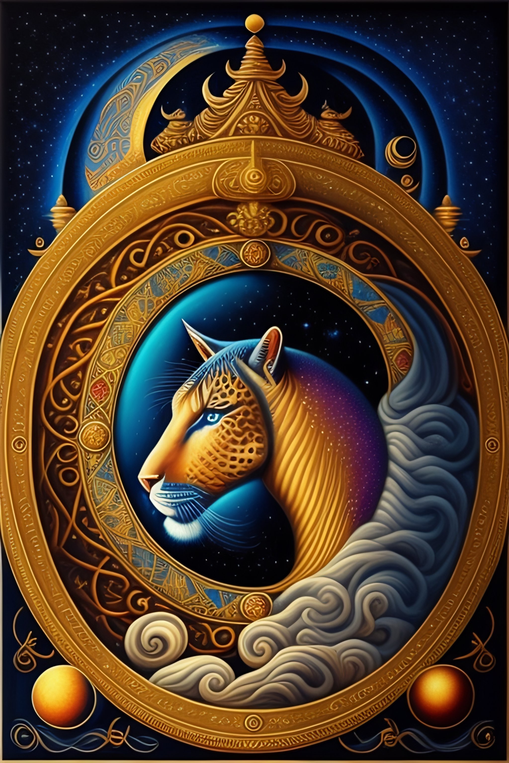Lexica - The surrealist zodiac, art by johfra bosschart