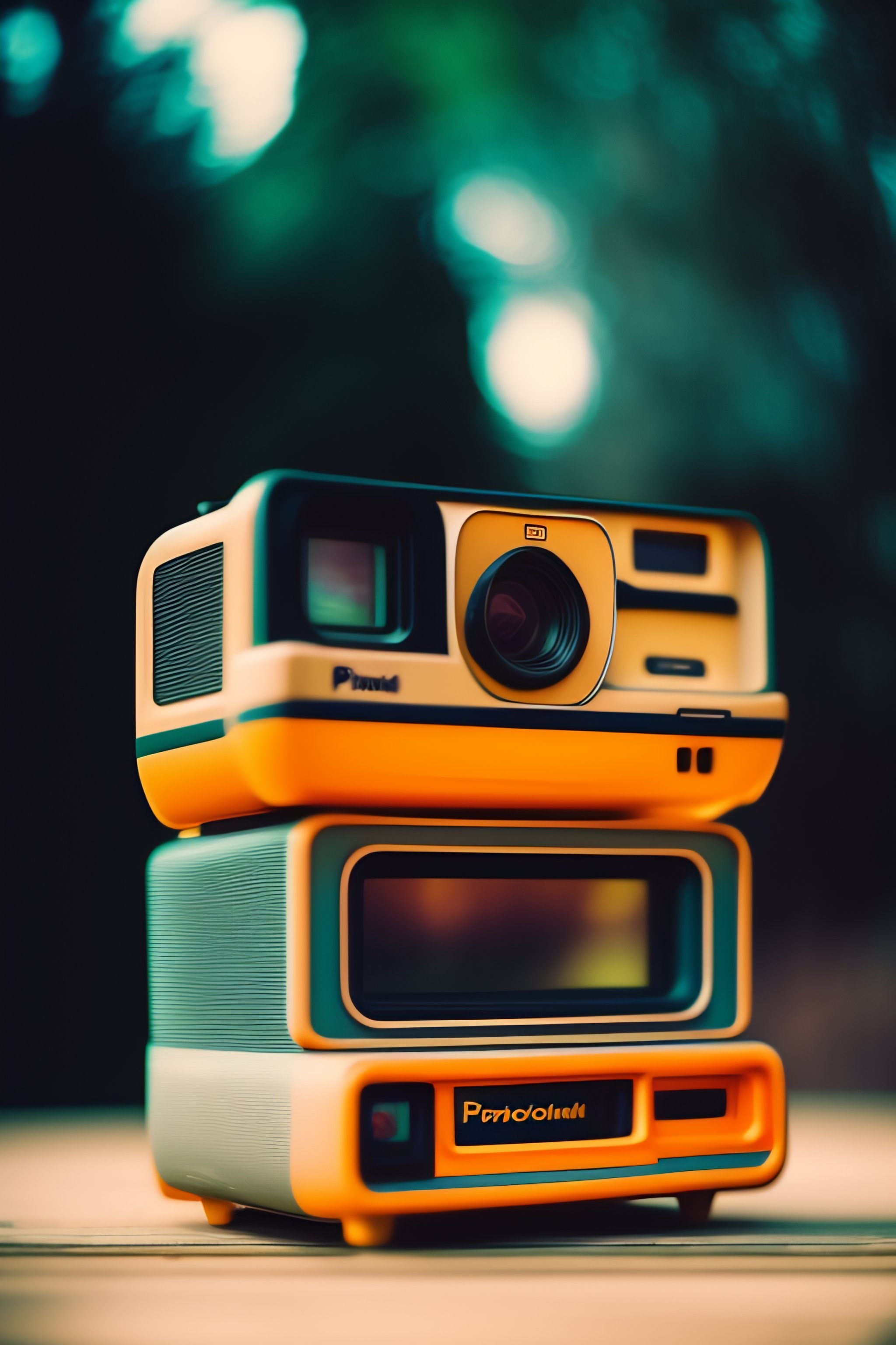 Lexica - 80s polaroid, authentic, vintage, film grain, realistic, bimbo