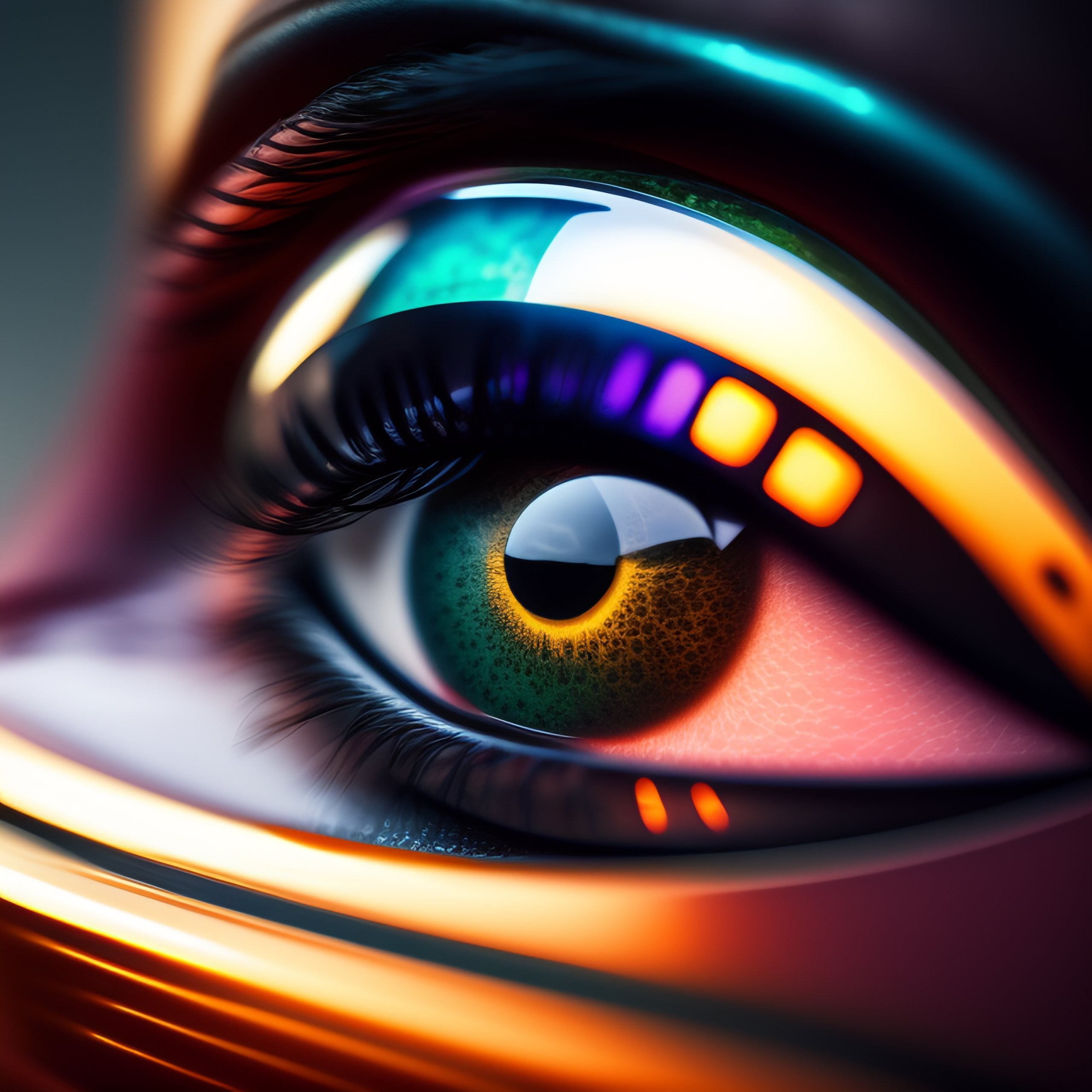 Lexica - The cybernetic eye, cyberpunk