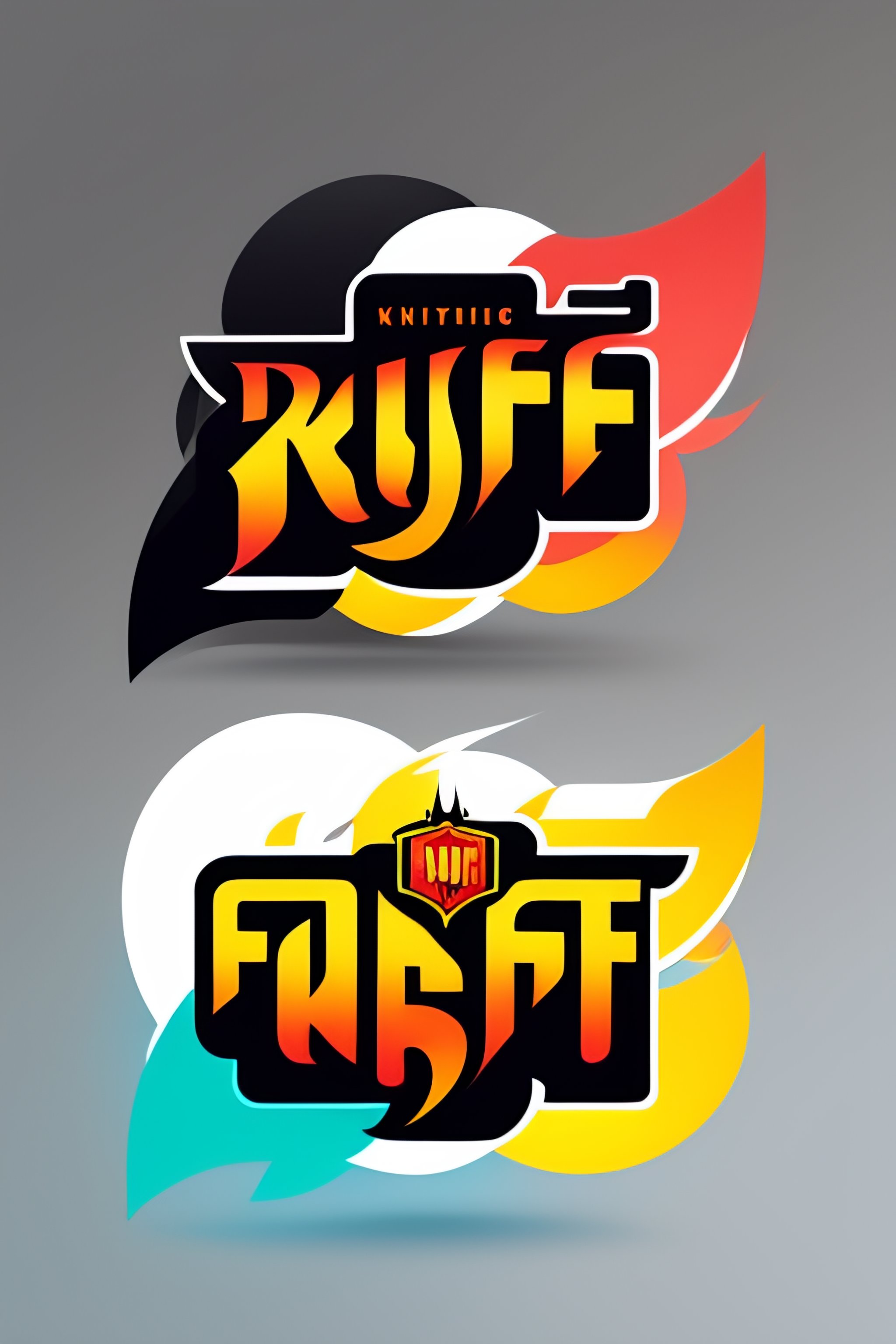 Lexica - Simple logo design of kung fu dog, flat 2d, esport, vector ...