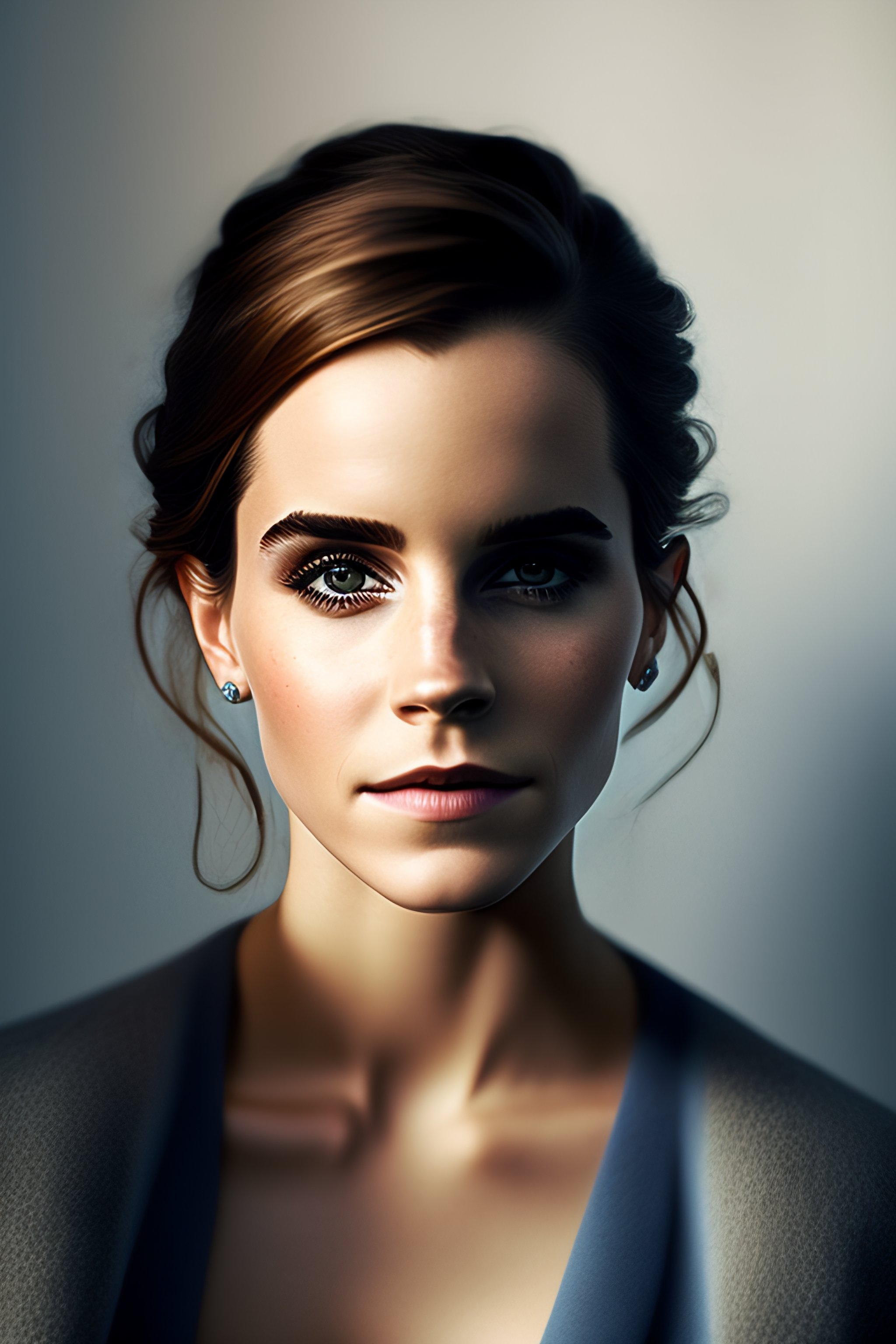Lexica - A beautiful close - up shot of emma watson, beautiful soft ...