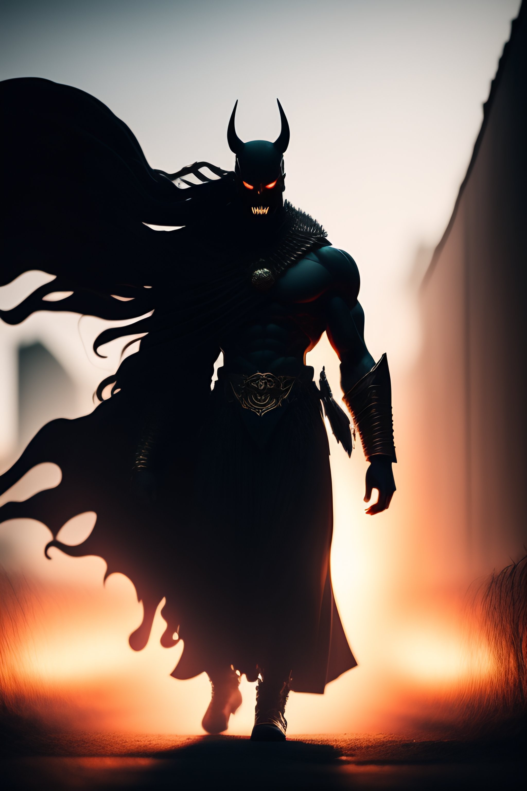 Lexica - Scary shadow demon