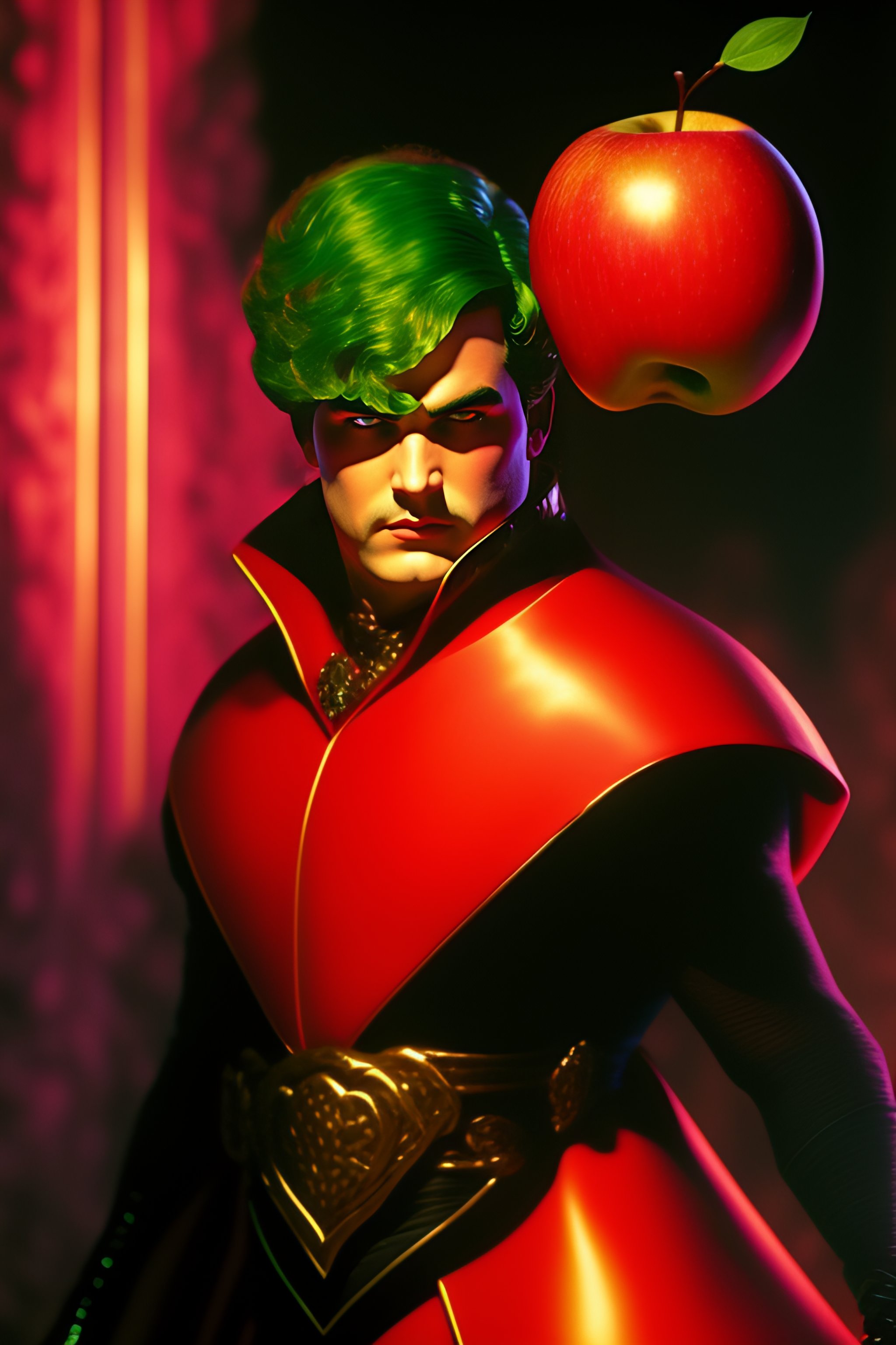 Lexica - The supervillain was a short, rotund figure with a round face ...