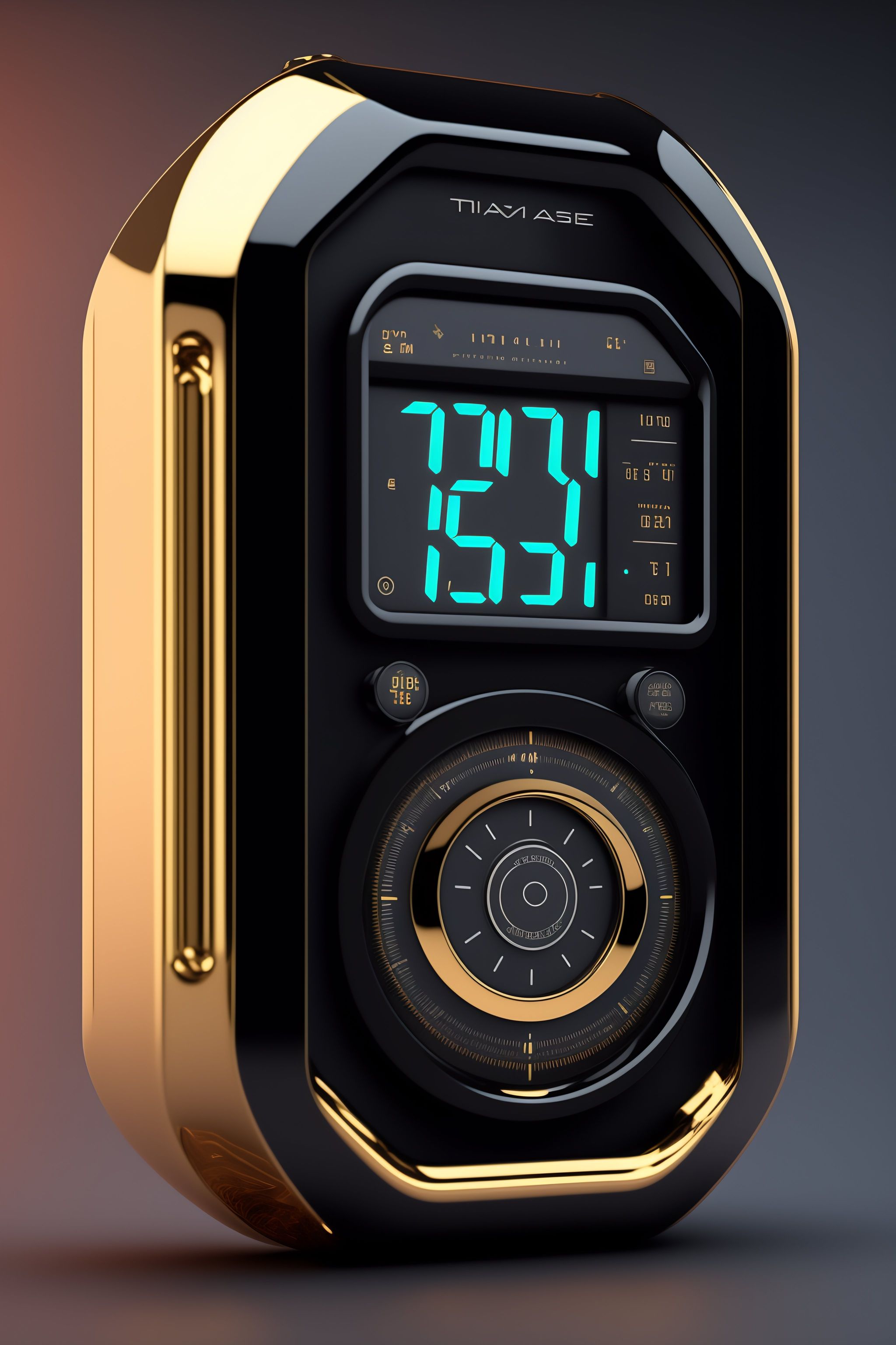 Lexica - Sleek futuristic handheld Time Machine. cinematic style ...