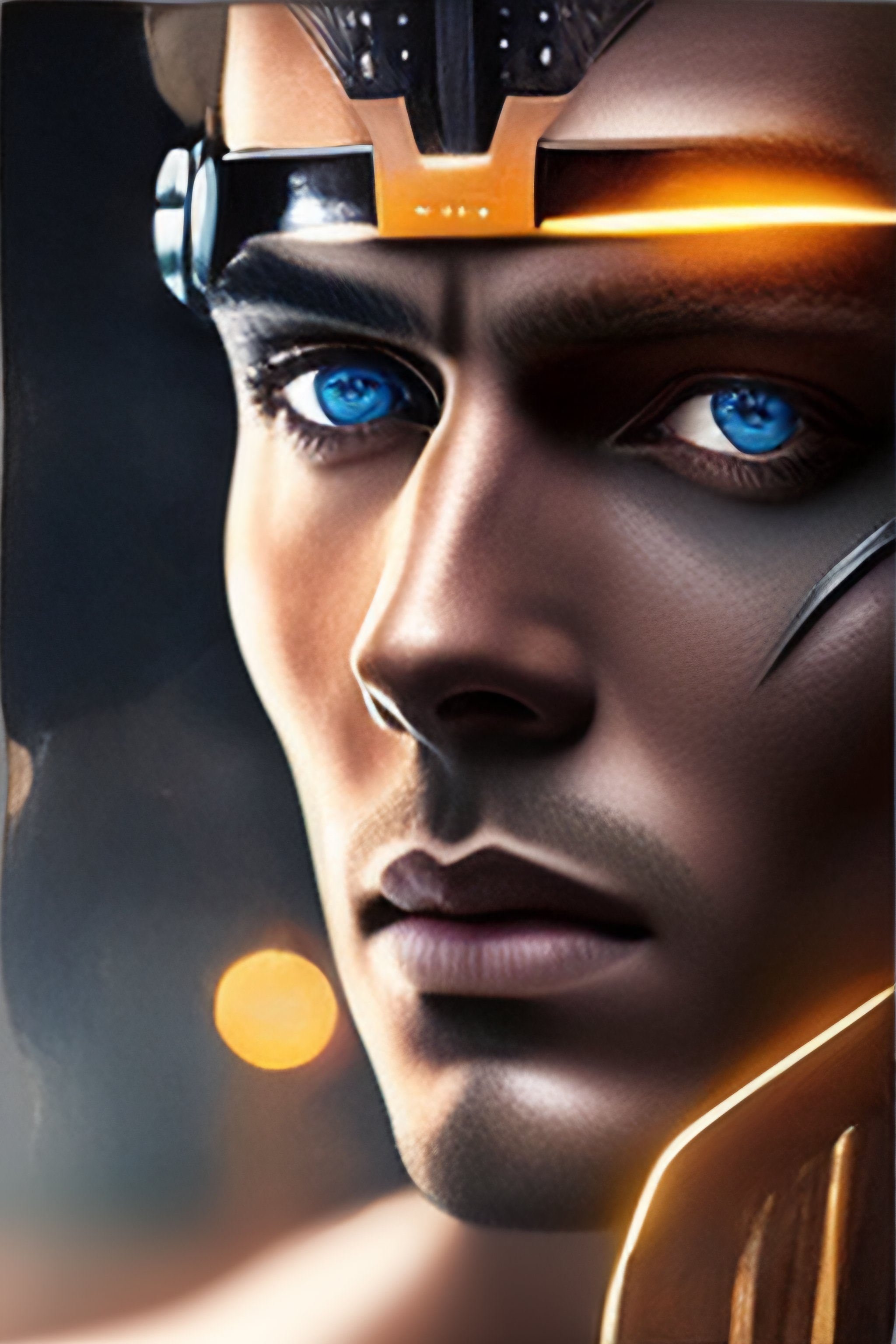 Lexica - Male robot pretending to be human, stunning human-robot mix ...