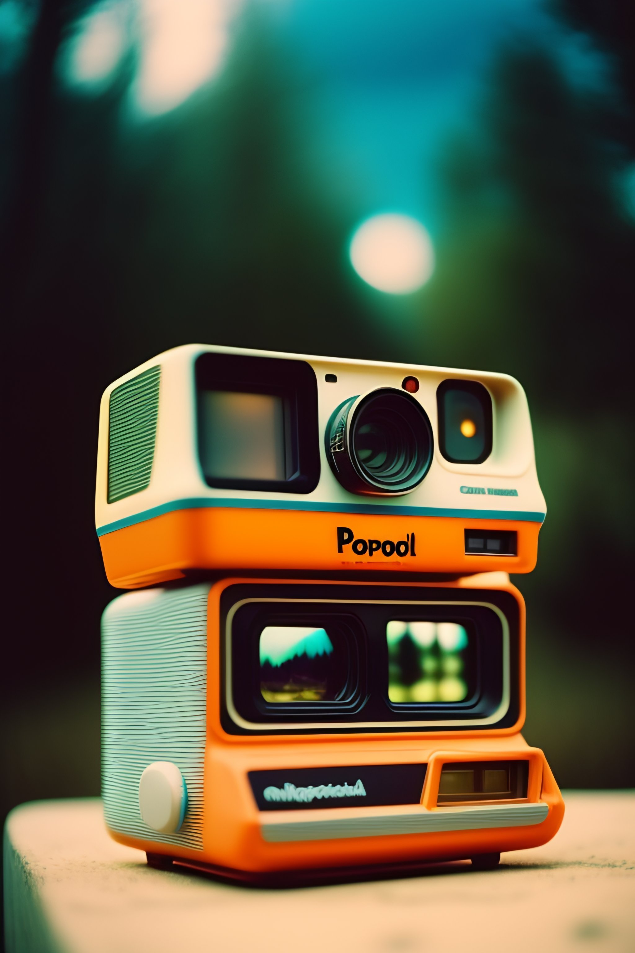 Lexica - 80s polaroid, authentic, vintage, film grain, realistic, bimbo