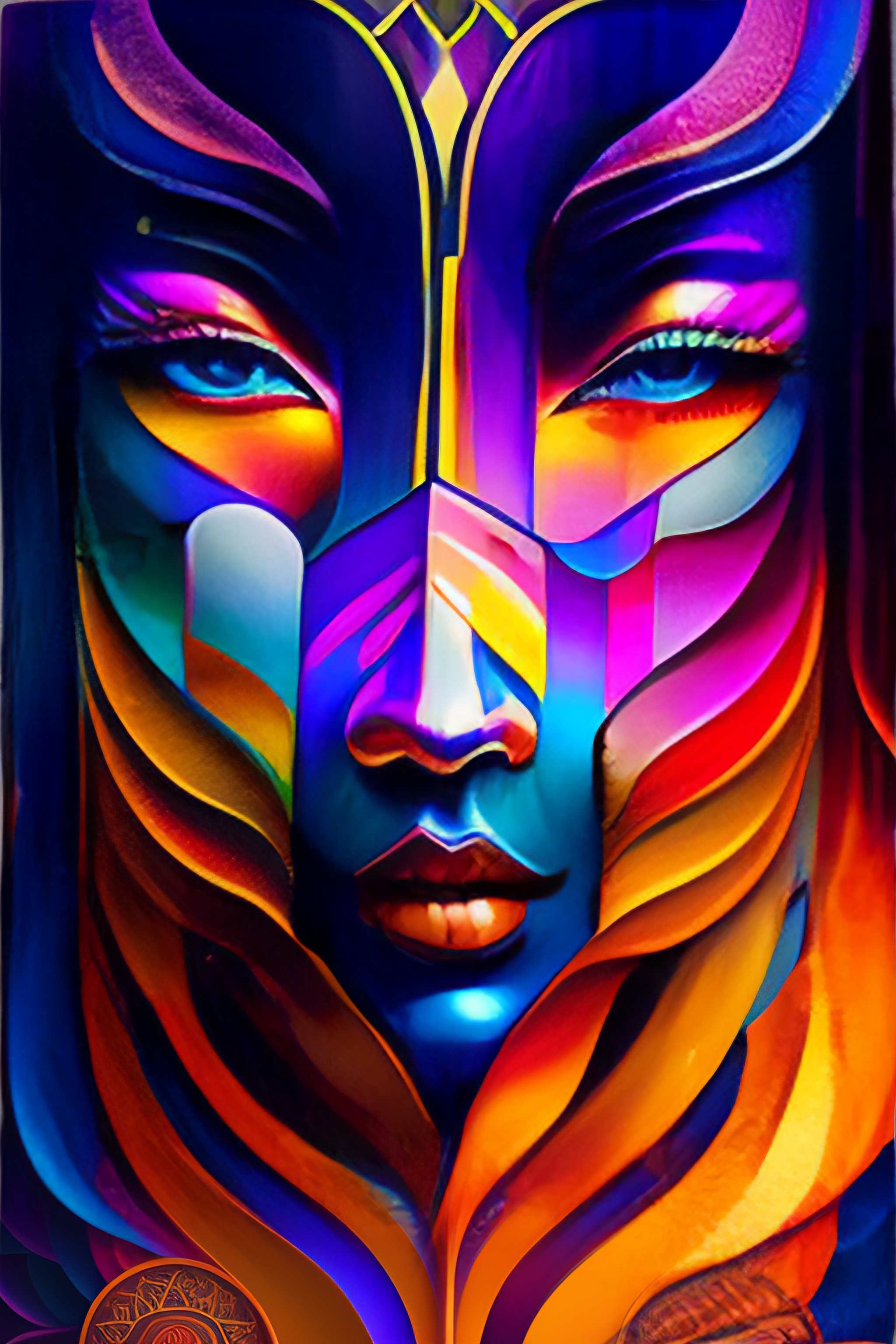 Lexica - Abstract geometric concept poster art by Casey Weldon, Olga ...