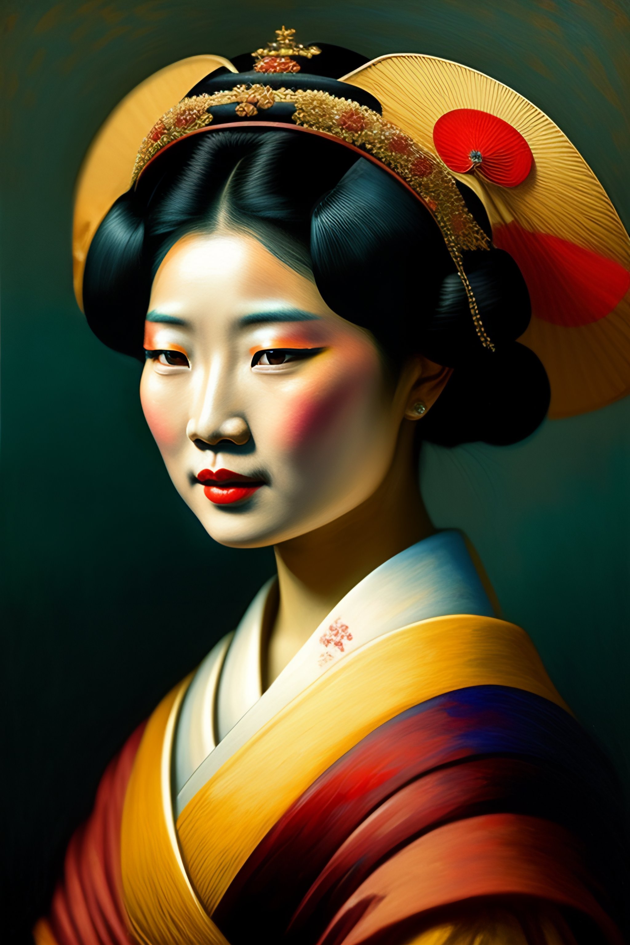 Lexica - Geisha painted by van gogh