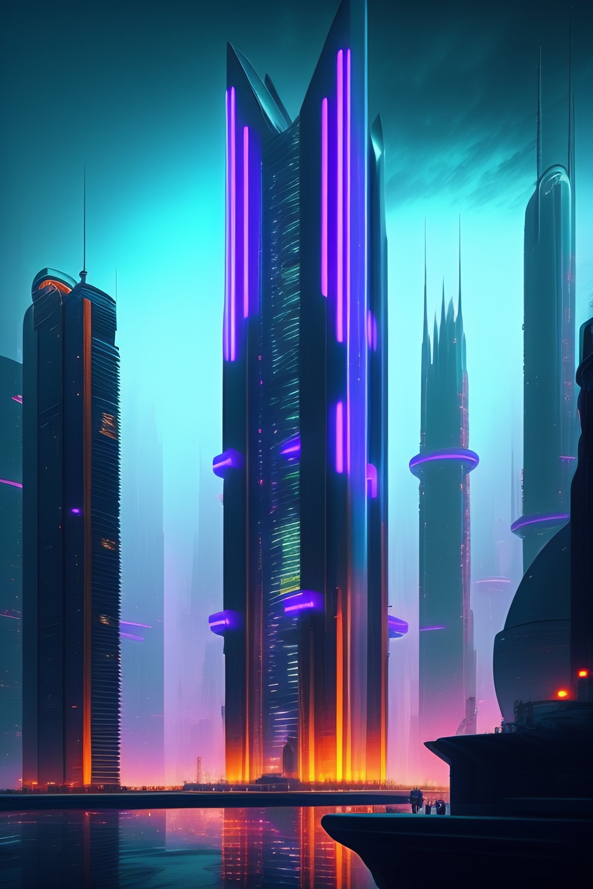 Lexica - Cyberpunk city