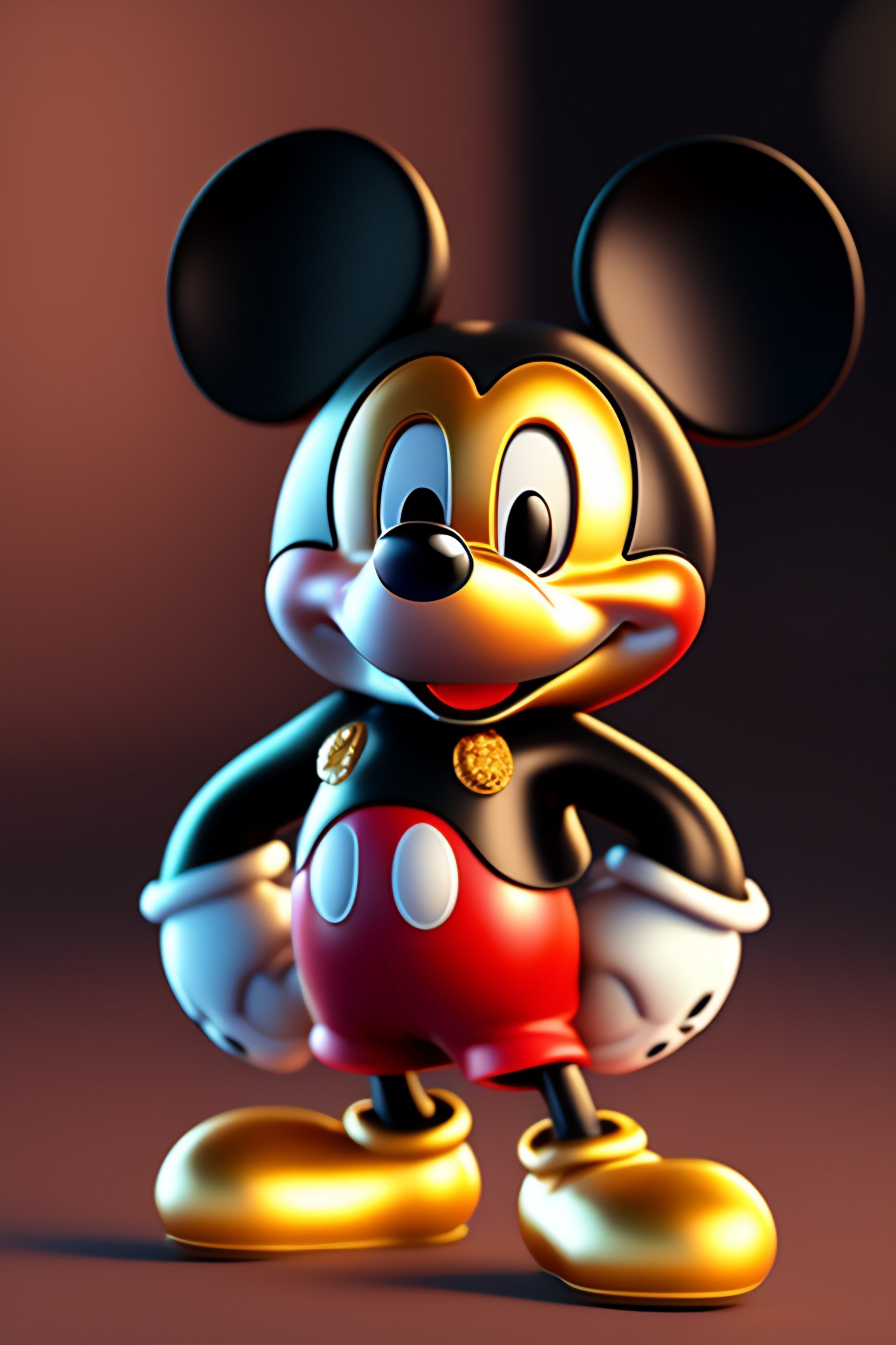 Lexica - Mickey Mouse as a real person in real life, 3D rendering ...