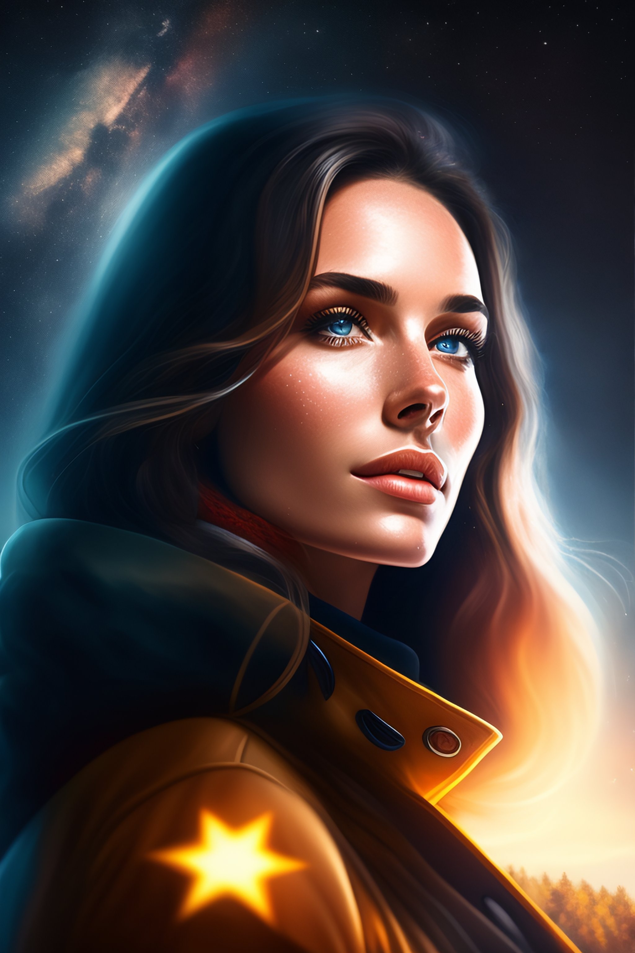 Lexica - Protrait, game, starry sky