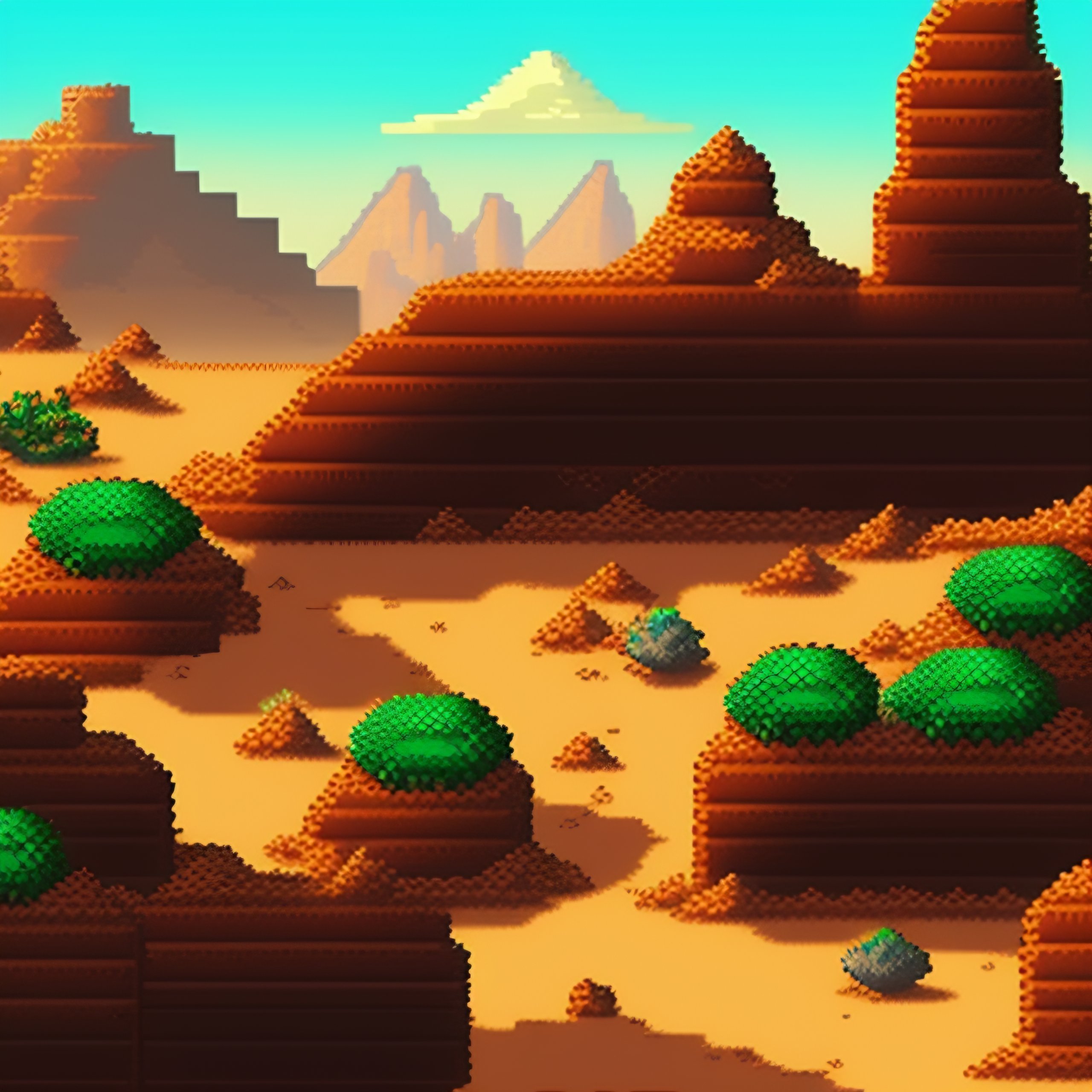 Lexica - High quality multiple rectangular sprites png tiles sand ...