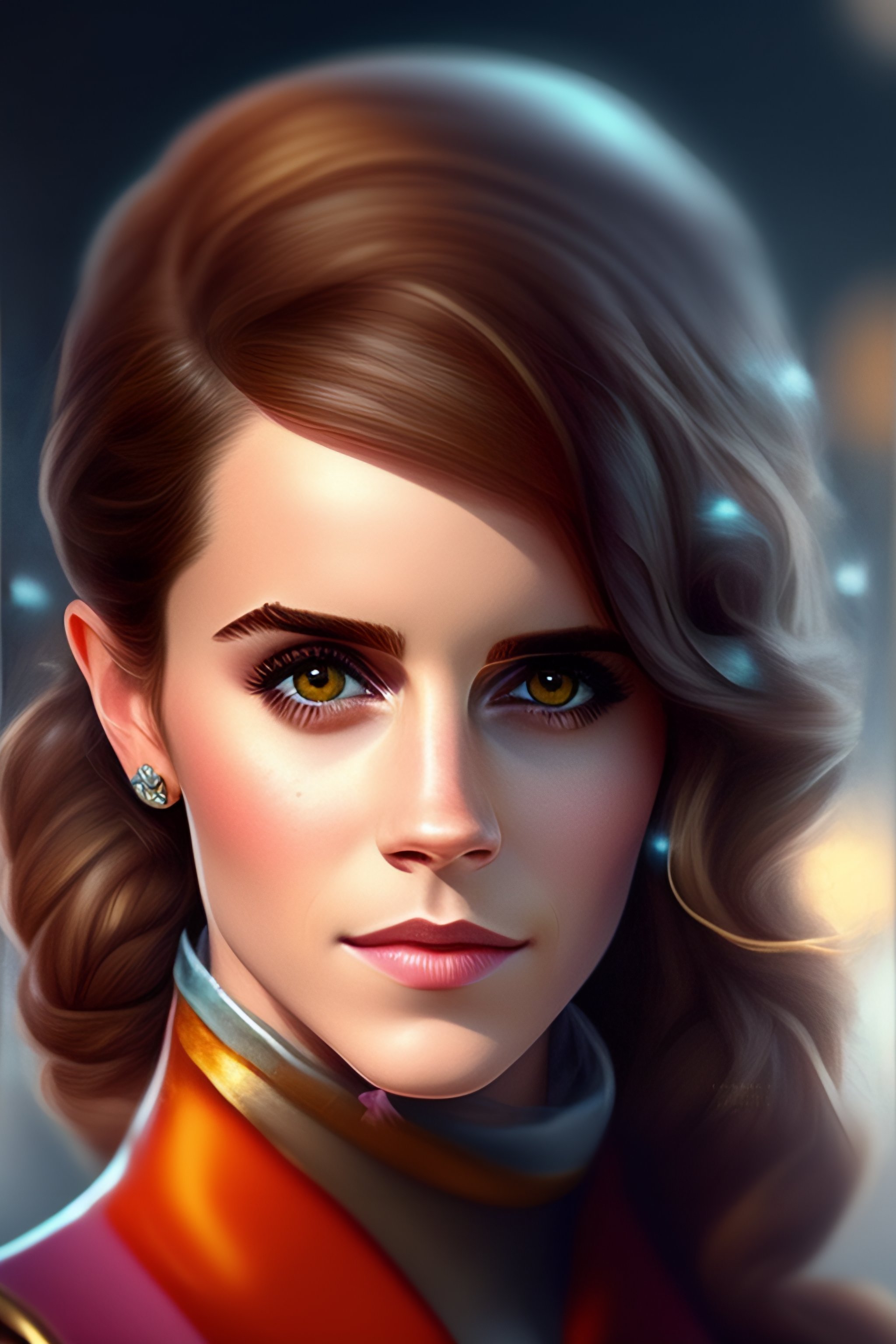 Lexica - Cute and adorable cartoon Emma Watson, fantasy, dreamlike ...