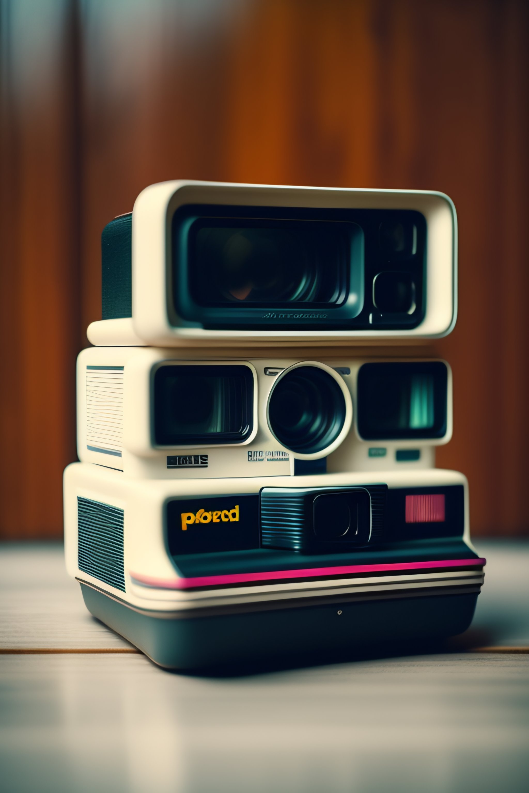 Lexica - 80s polaroid, authentic, vintage, film grain, realistic, bimbo