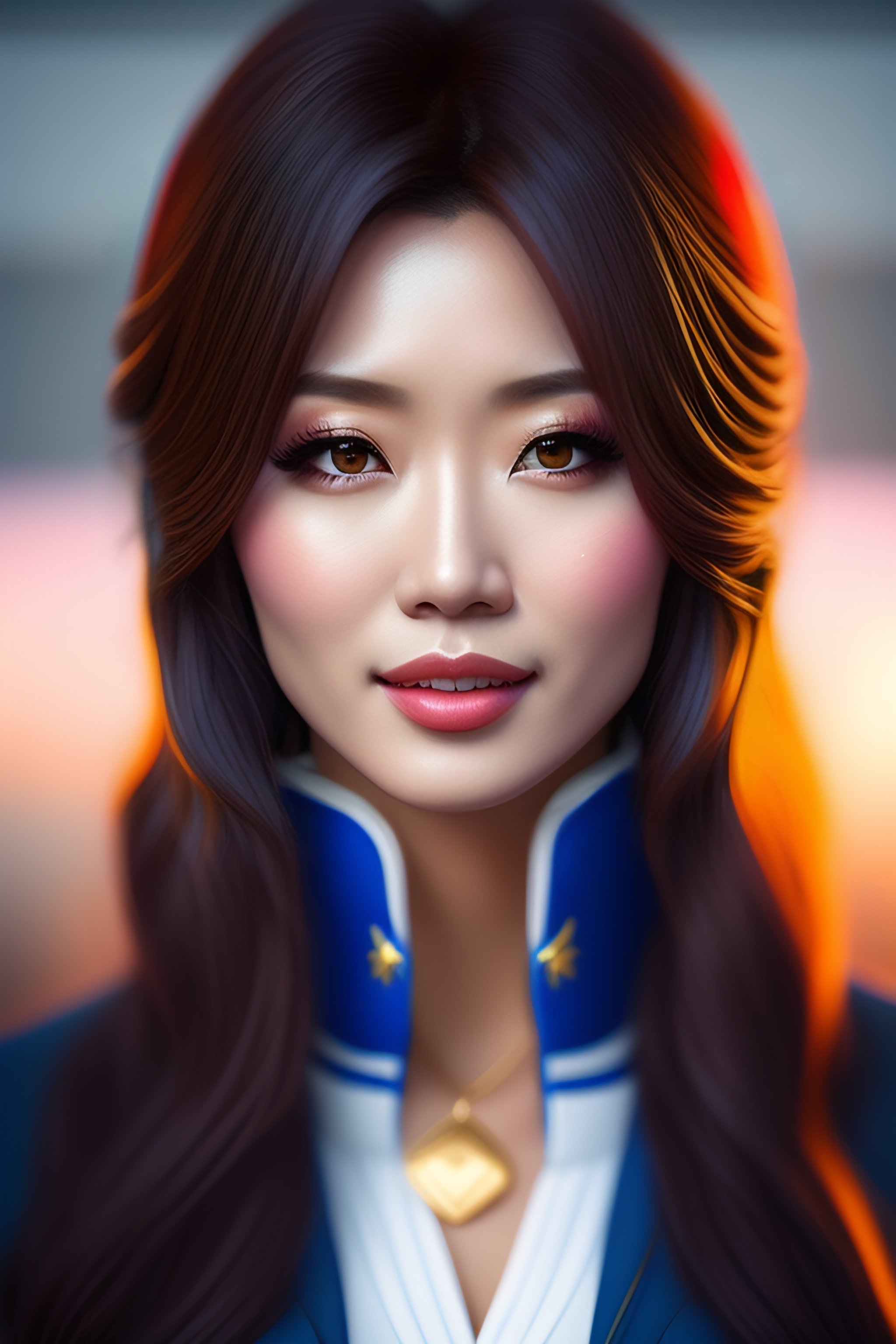 Lexica - Realistic anime woman