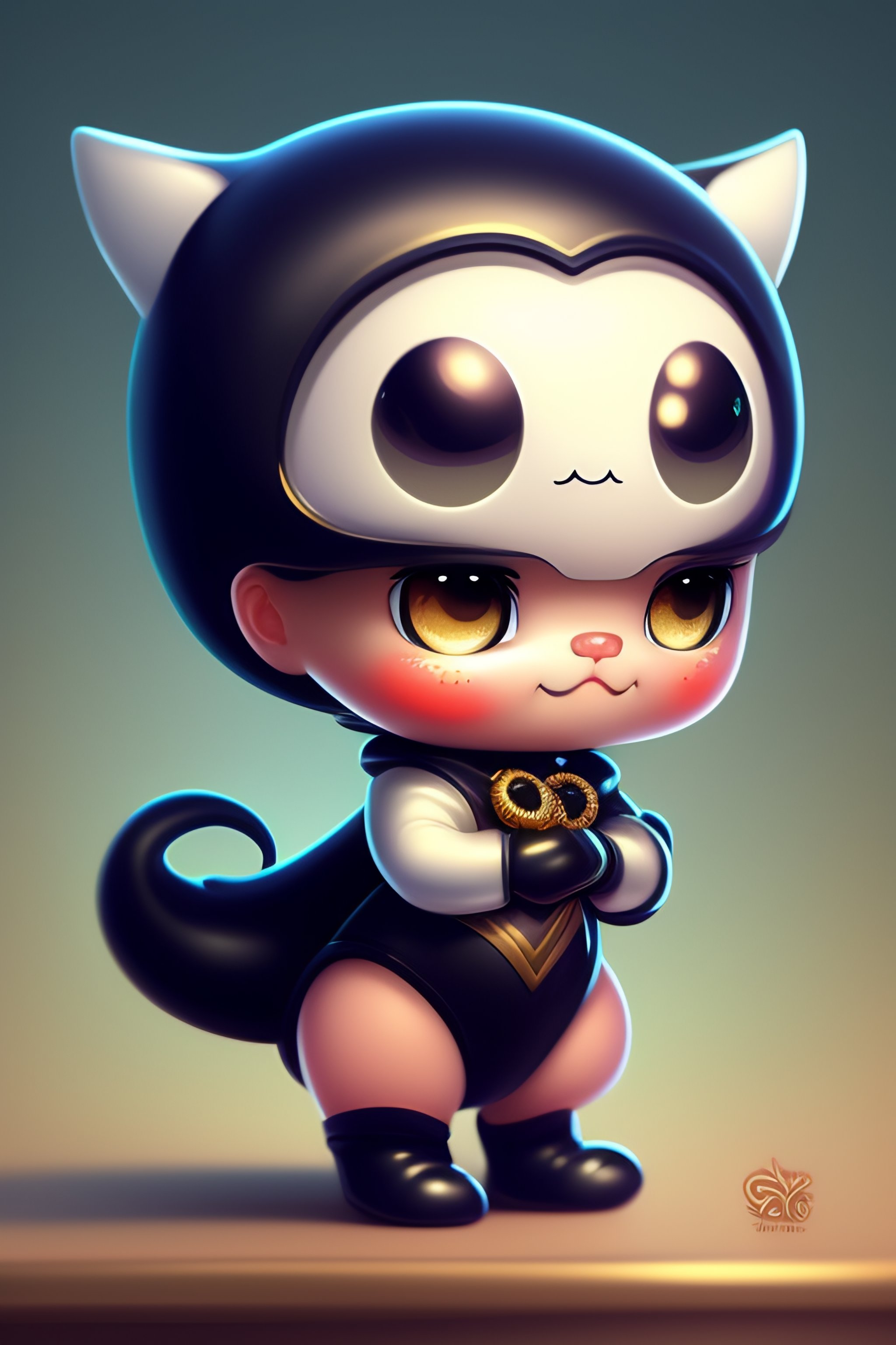 Lexica - Cute and adorable cartoon it She Venom baby, fantasy ...