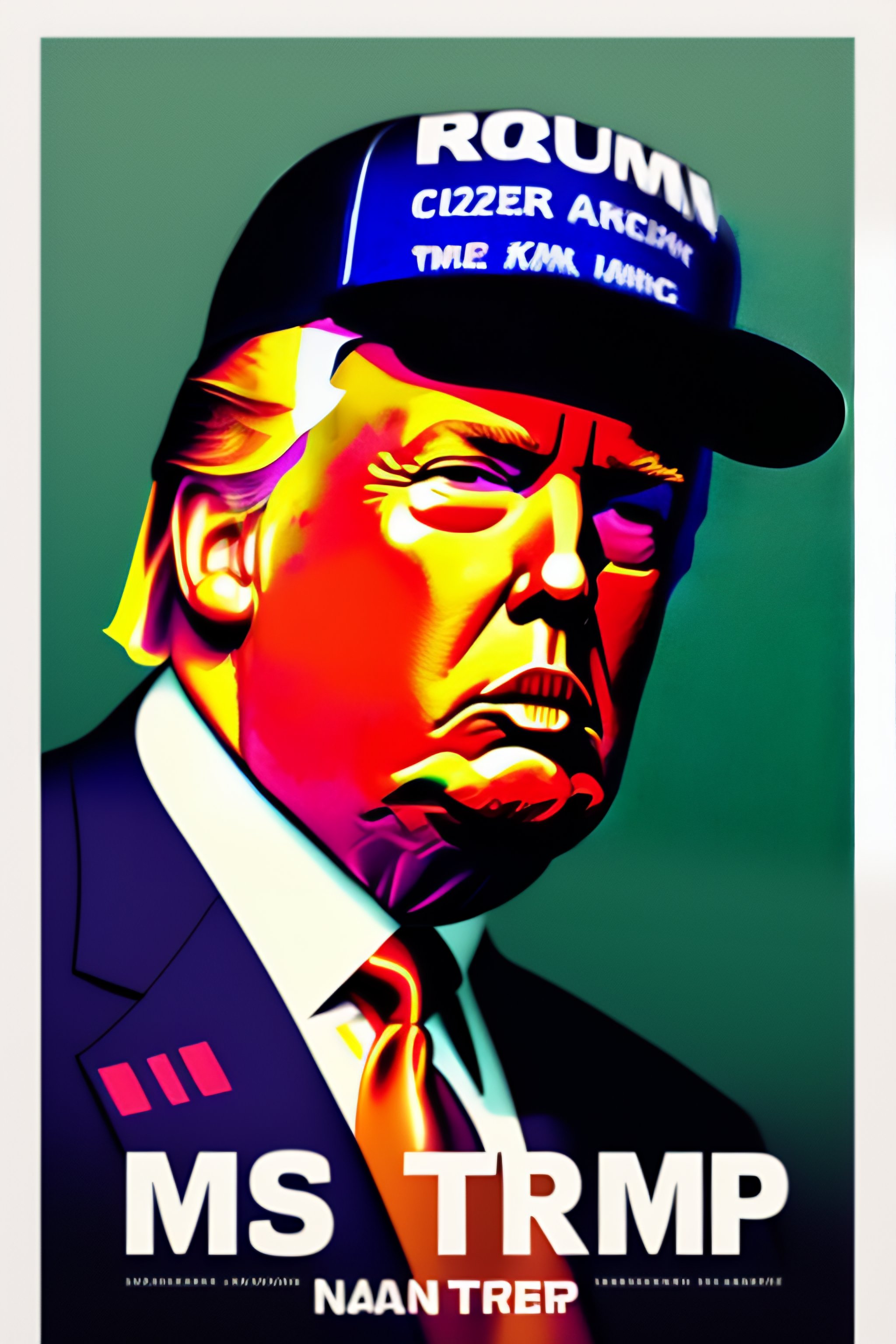 Lexica - Donald trump as gangster rapper