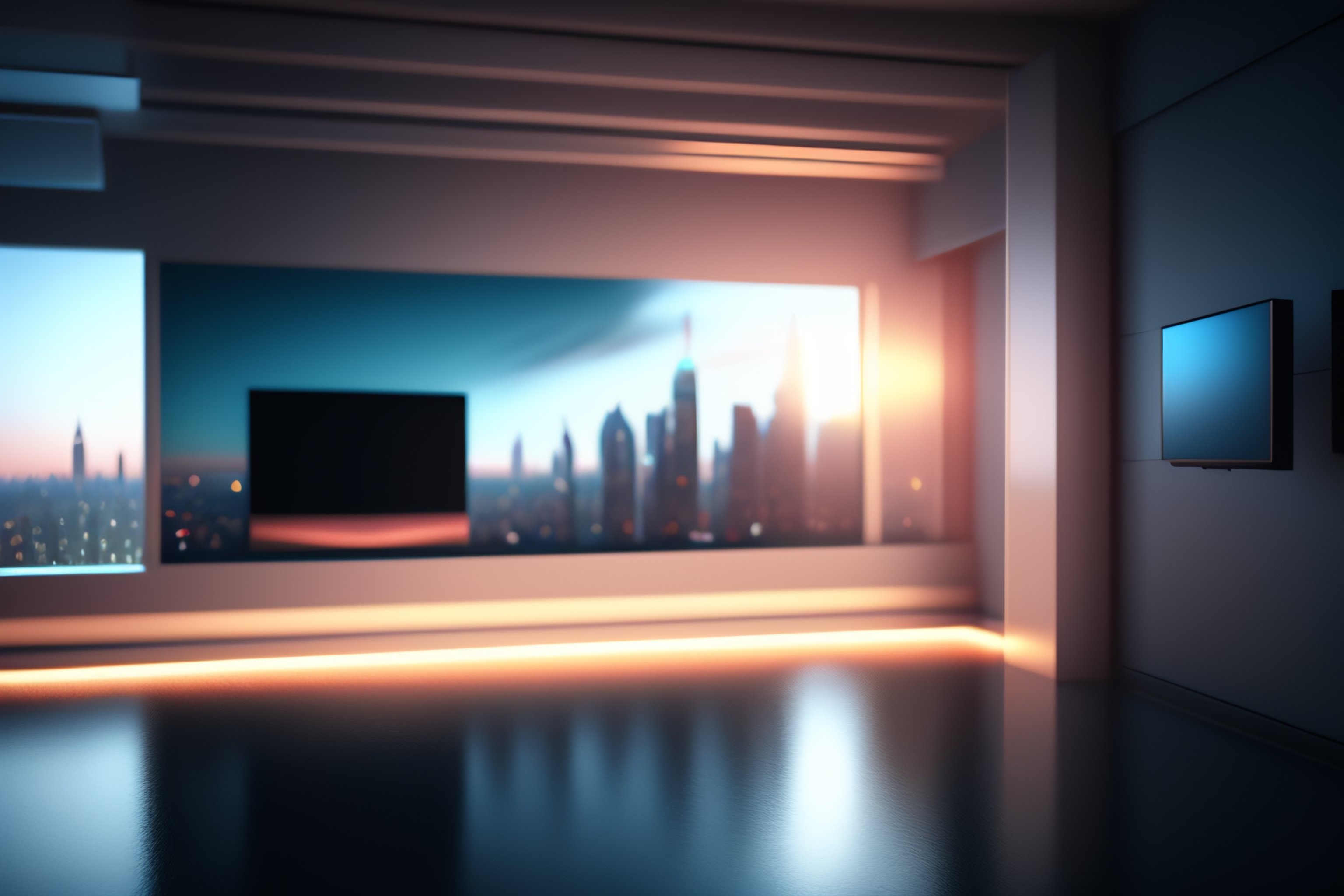 Lexica - Interview scenery, tv show, office, tv black screen, neutral ...