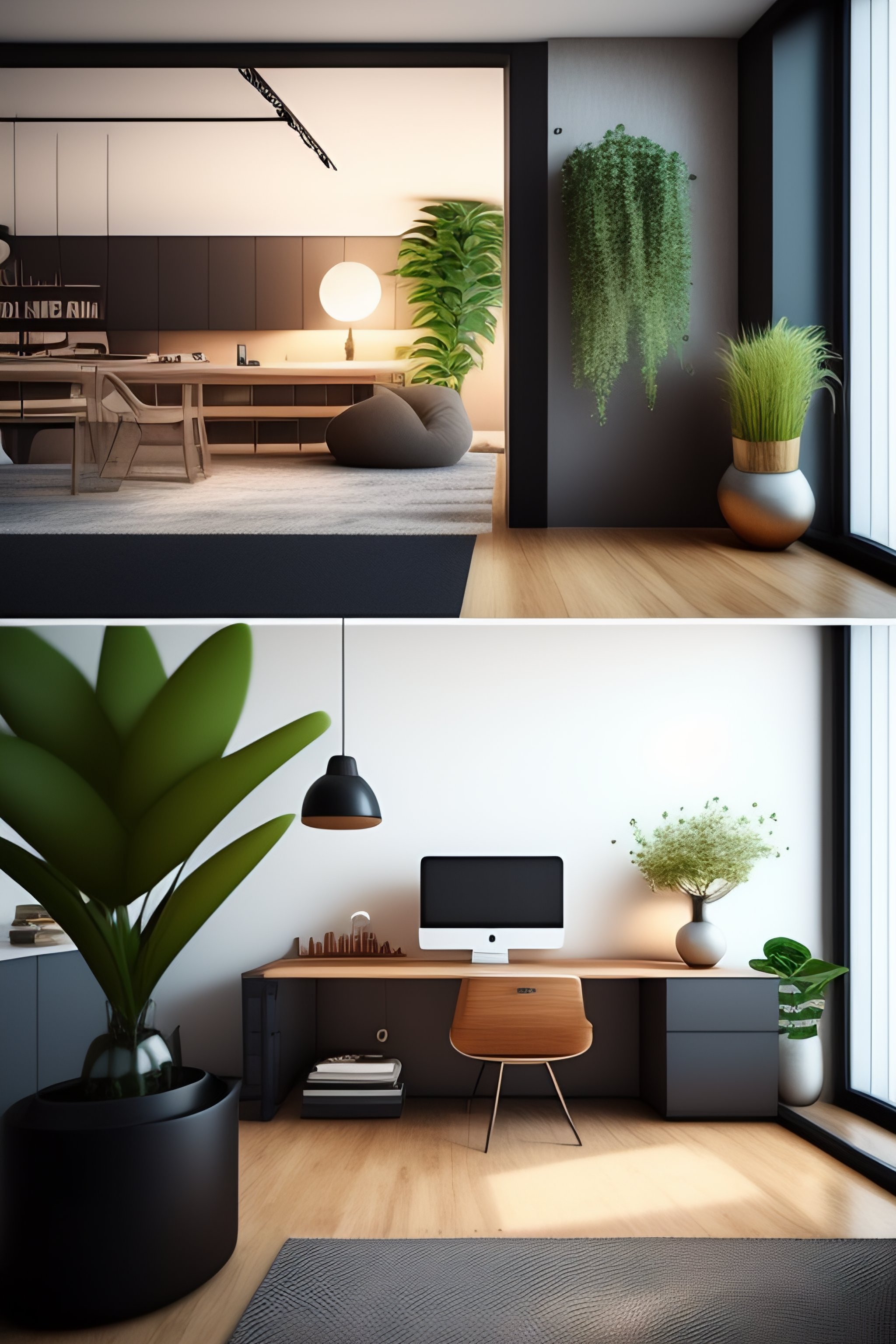 Lexica - An organized, warm office with a peaceful atmosphere with ...