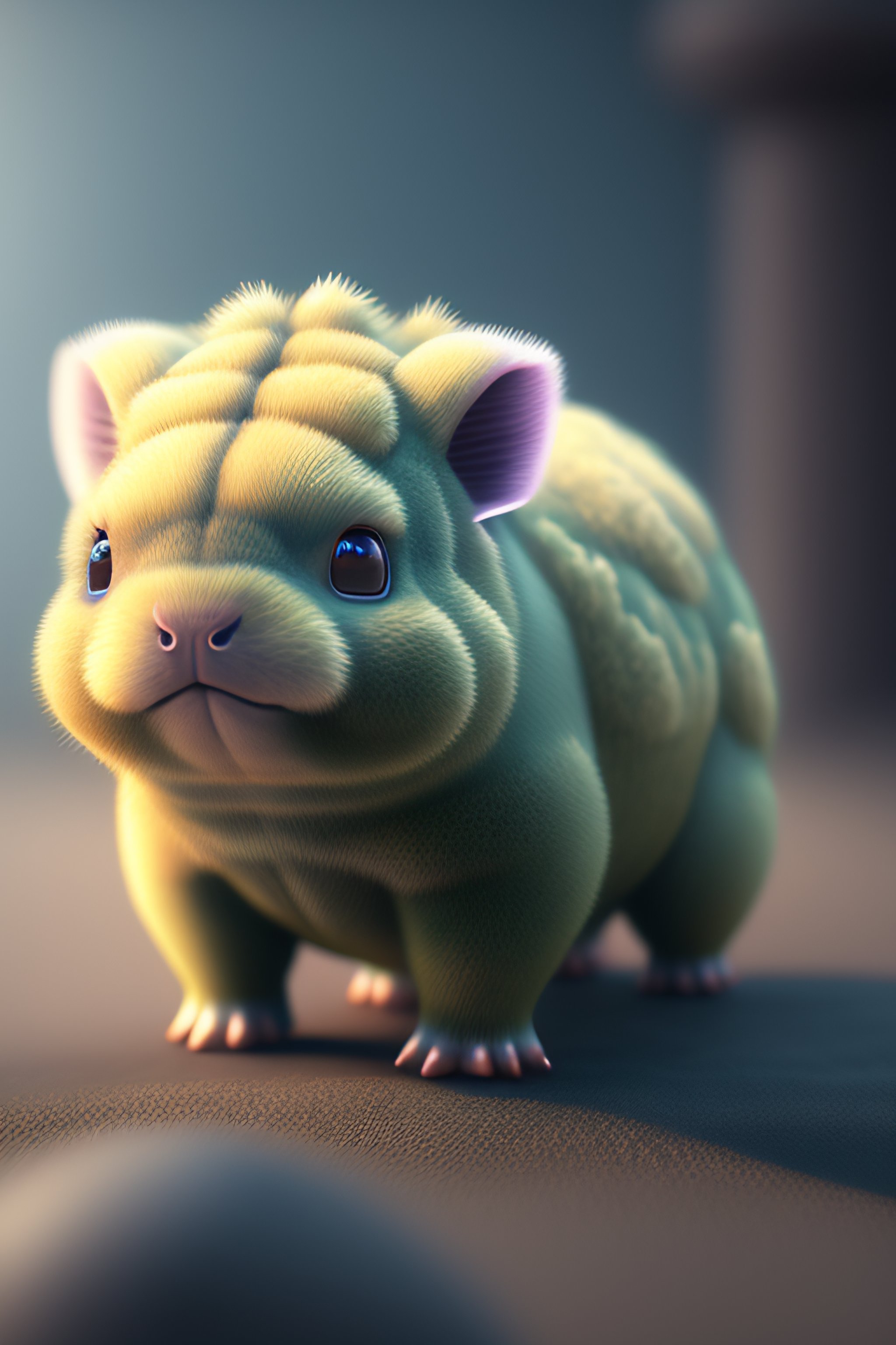 Lexica - Ultra hd! realistic, Bulbasaur, soft fur, dreamy, landscape ...