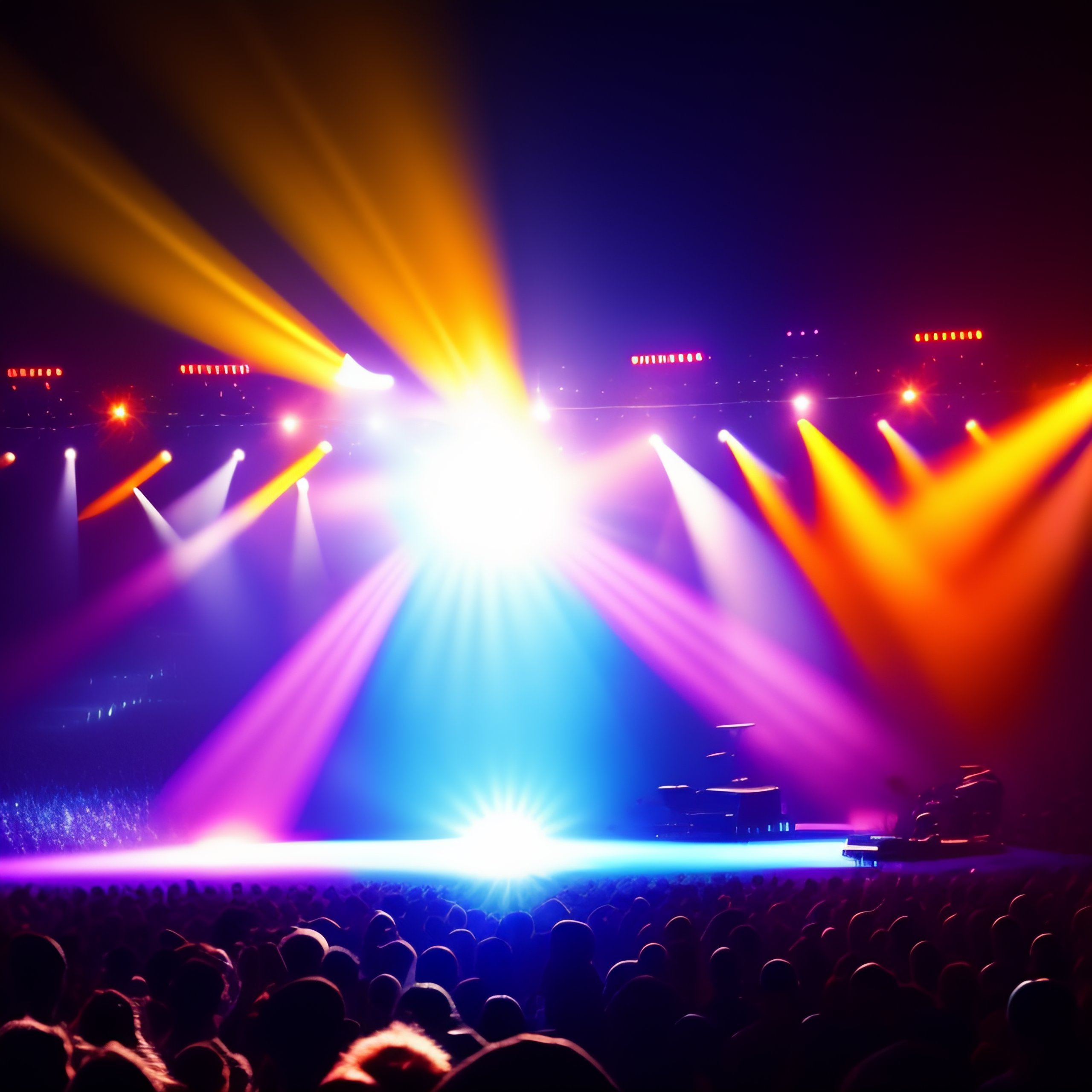 Lexica - Live concert venue, lens flare, high definition, 8K, octant ...