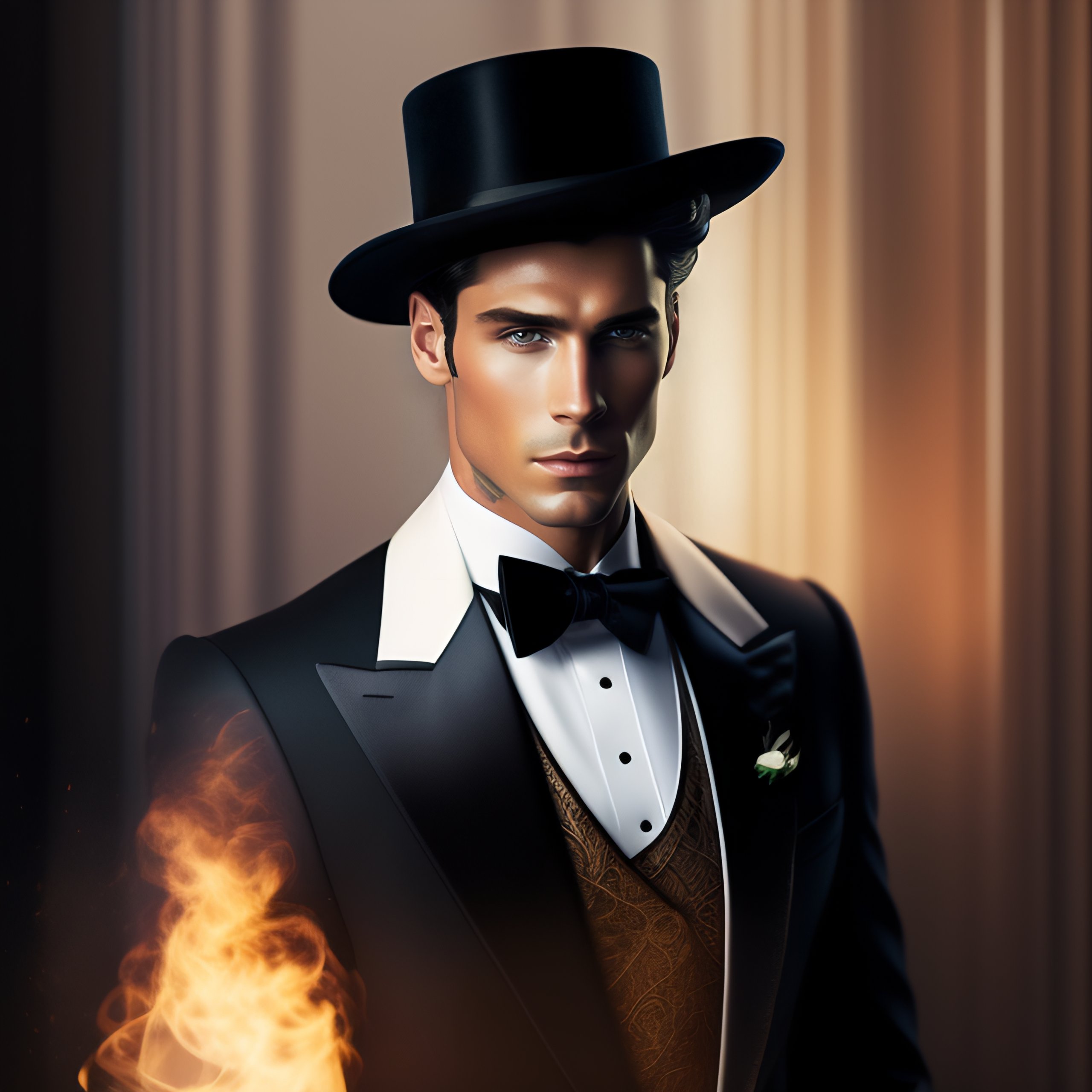 Lexica - Inkpunk a man in tuxedo