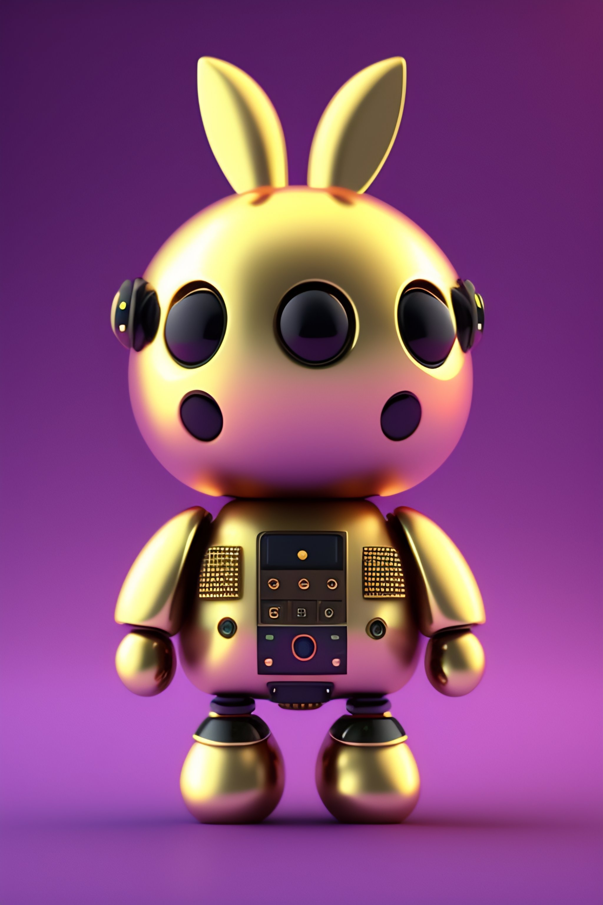 Lexica - A very cute robot bunny made from modular synthesizers, analog ...