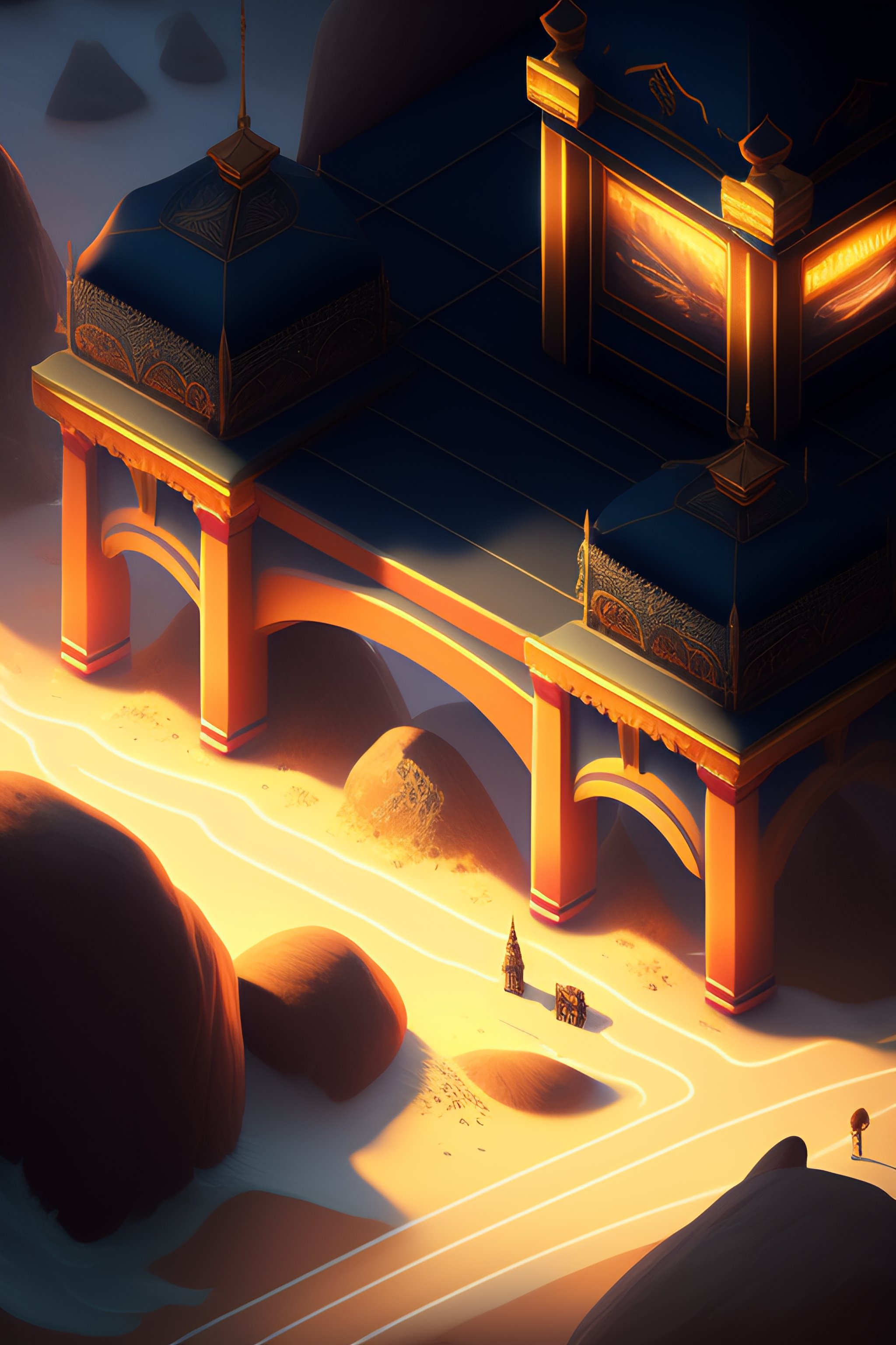 Lexica - Isometric perspective, highly detailed, excellent composition ...