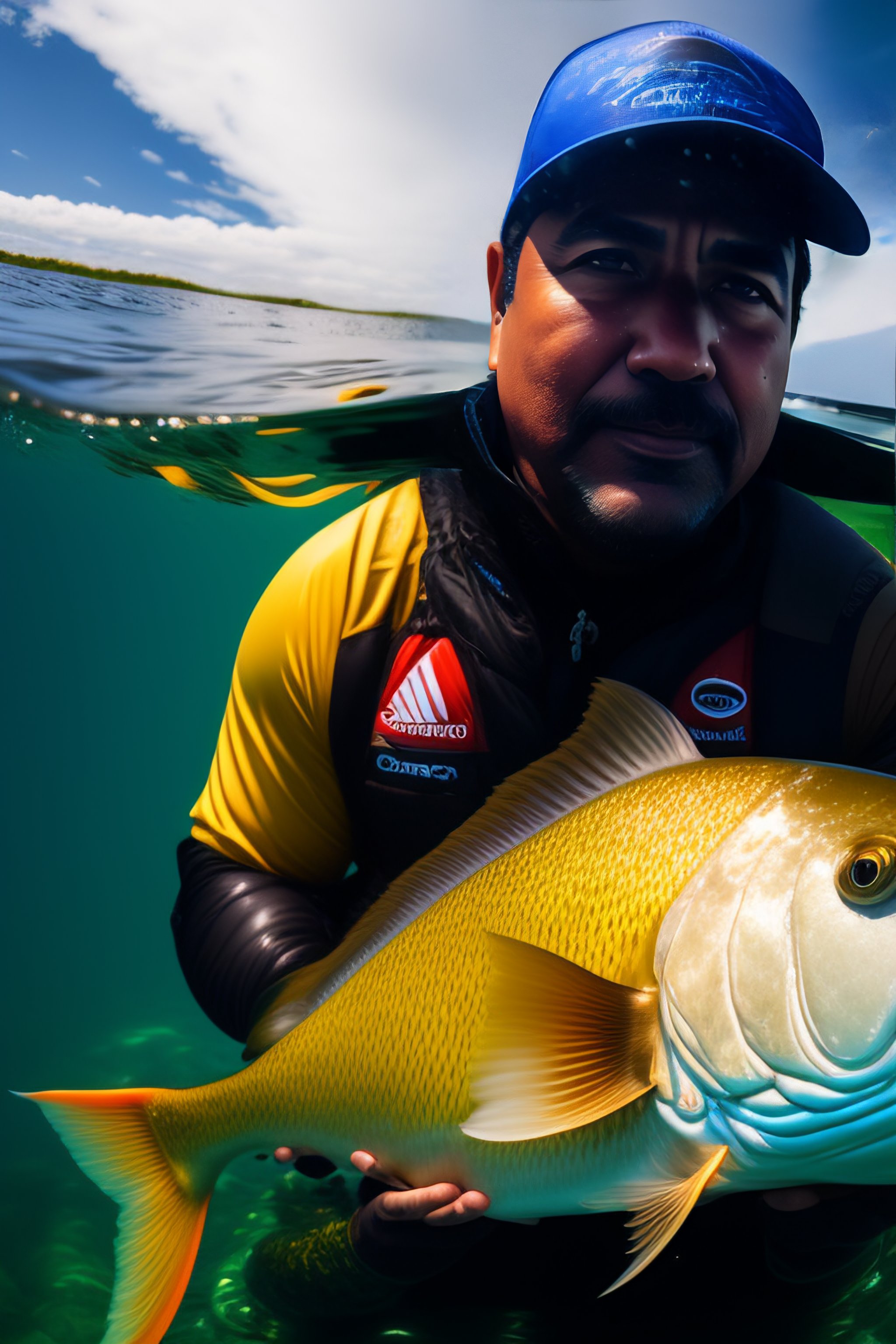 Lexica - Mono pescando peces