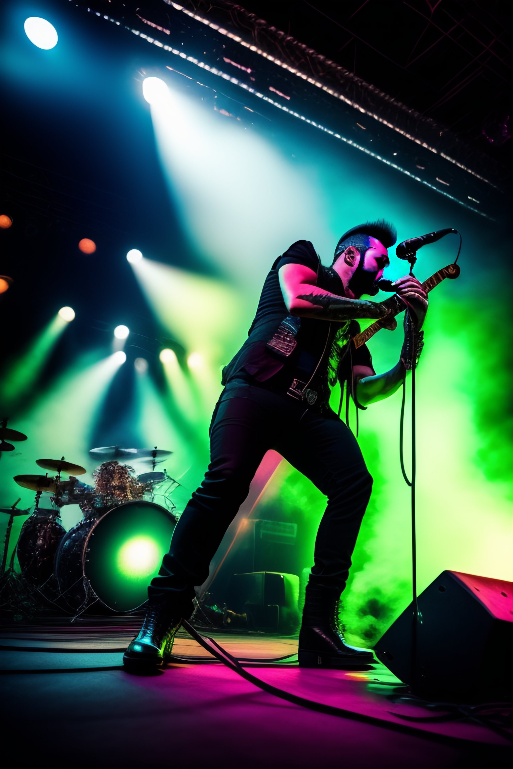 Lexica - Industrial metal band bile performing concert in green hell to ...