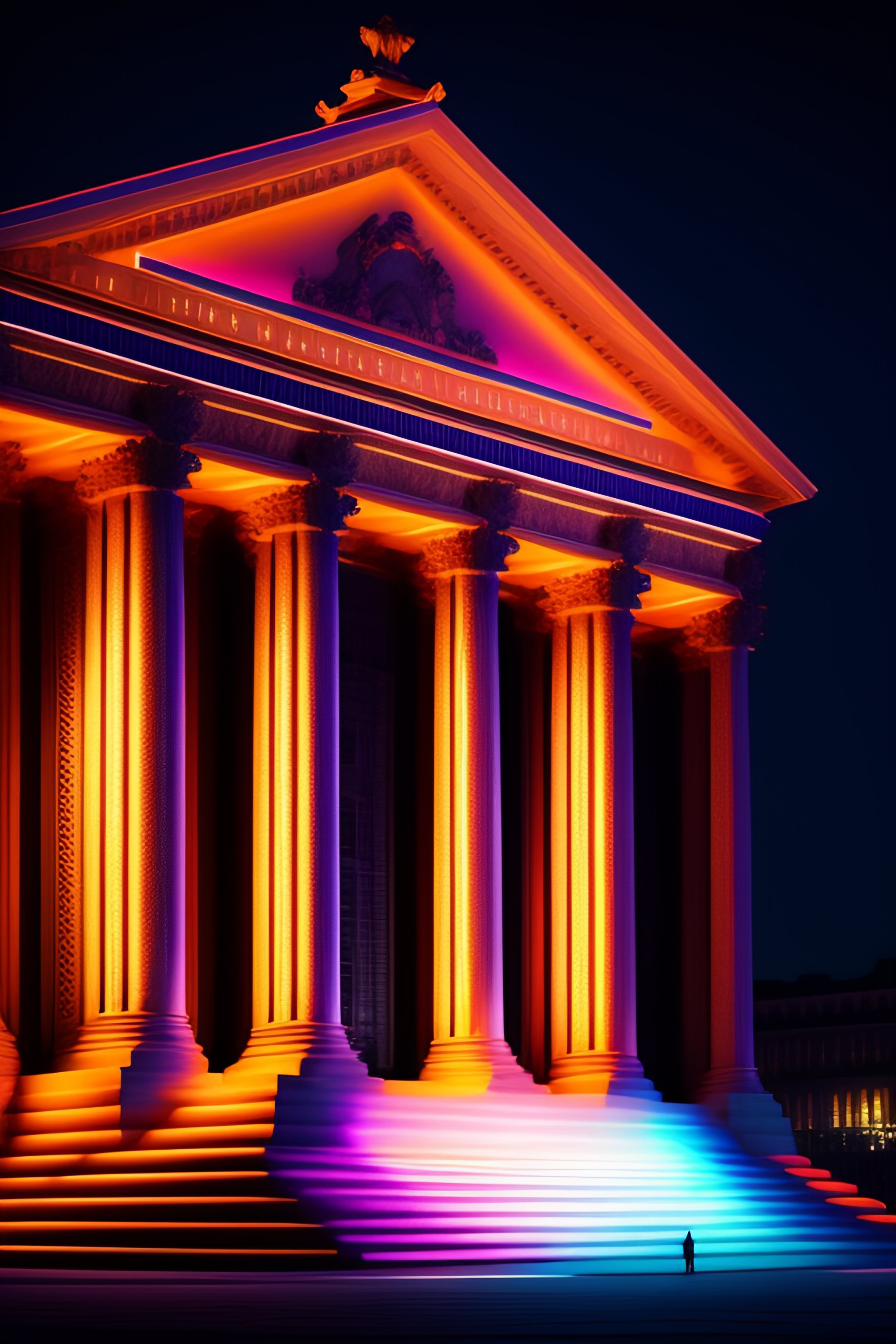 Lexica - Vj, men digital artist making a projection mapping in a ...