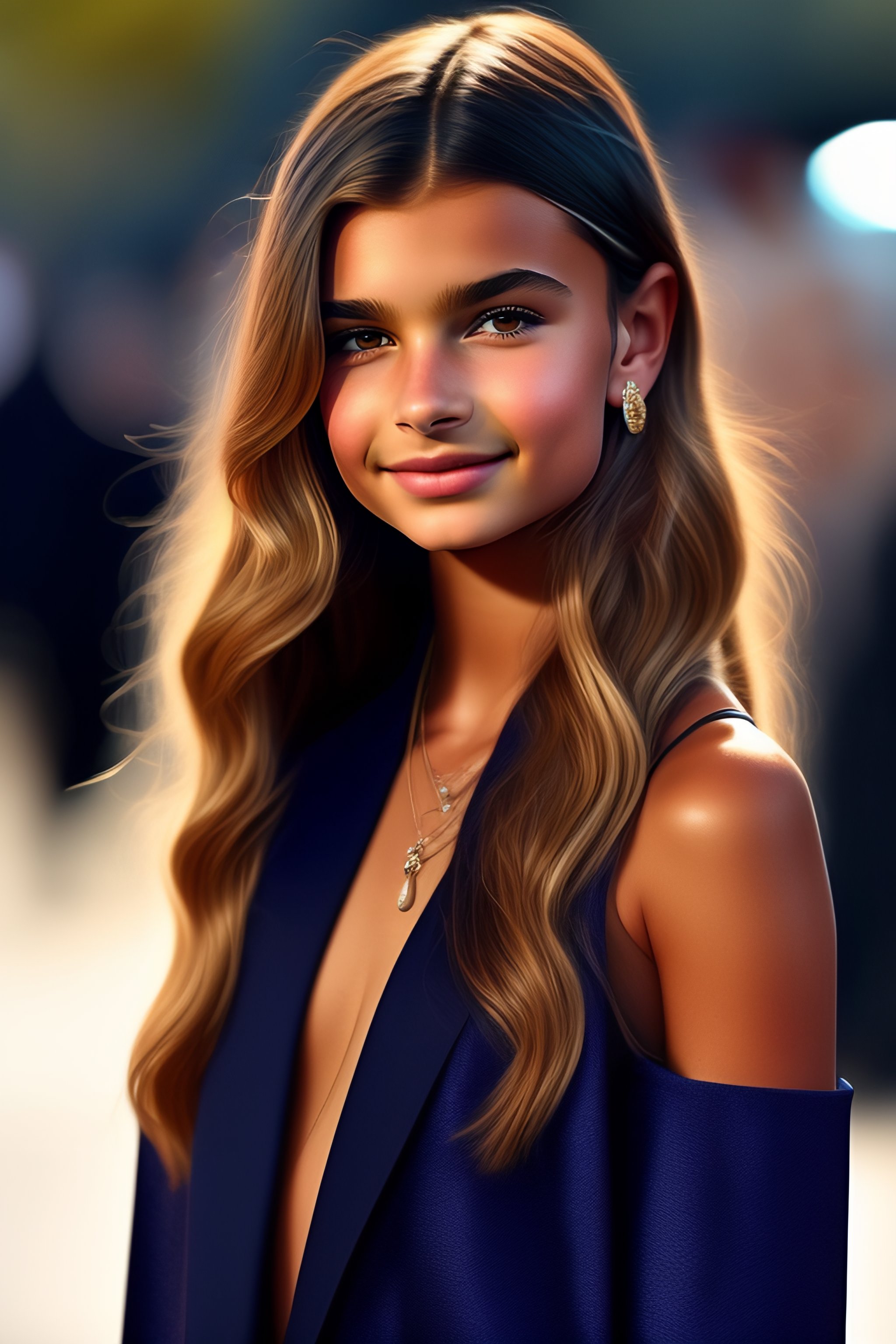 Lexica - Twelve years old daughter of Chris Hemsworth and Emily ratajkowski