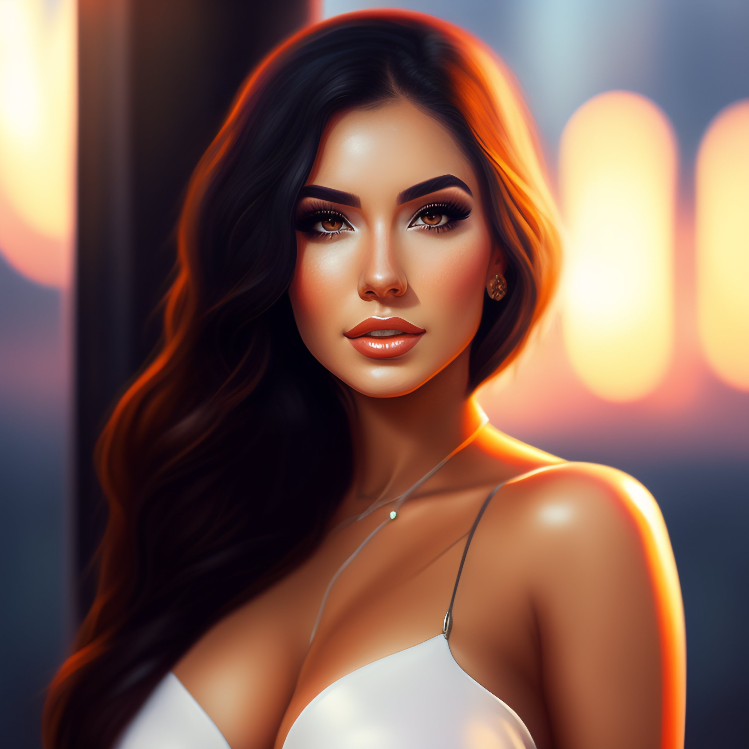 Lexica - Full body portrait, hot girl, digital painting, highly detailed, bobs, artstation ...