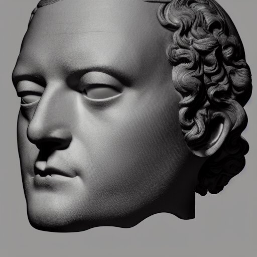 Lexica - The head of napoleon with the eyes staring at the camera, 3 d ...